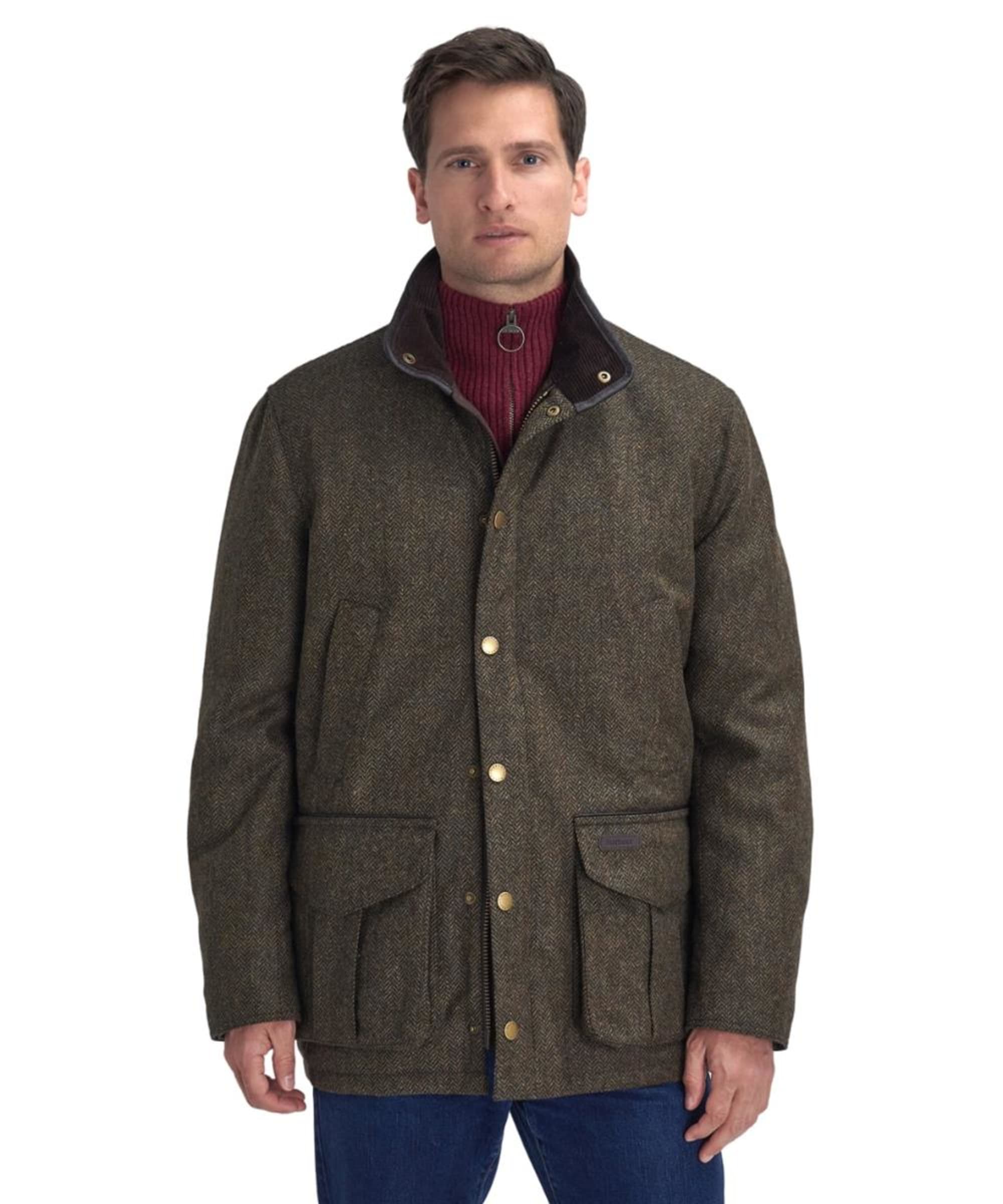 Men's Barbour Hereford Tweed Wool Jacket