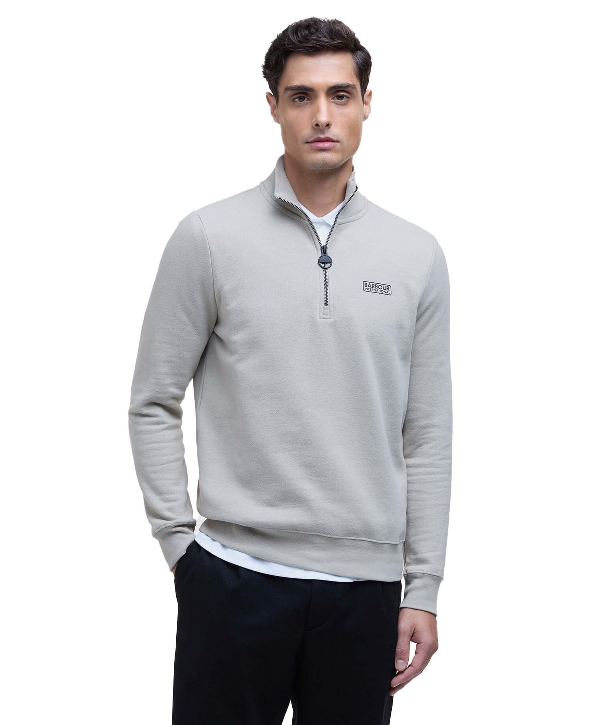 Men’s Barbour International Essential Half Zip Sweater