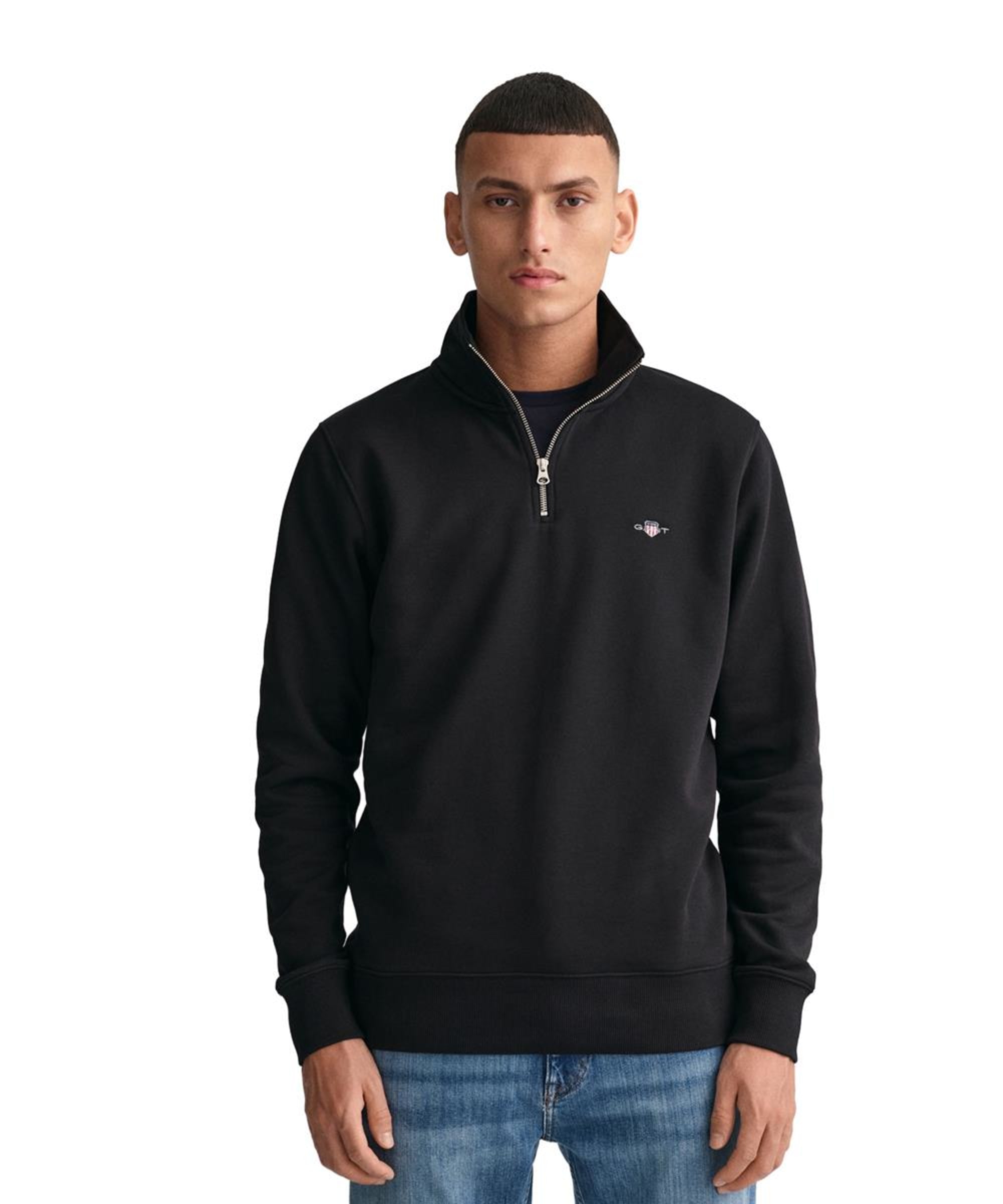 Men's GANT Regular Shield Half Zip Sweater