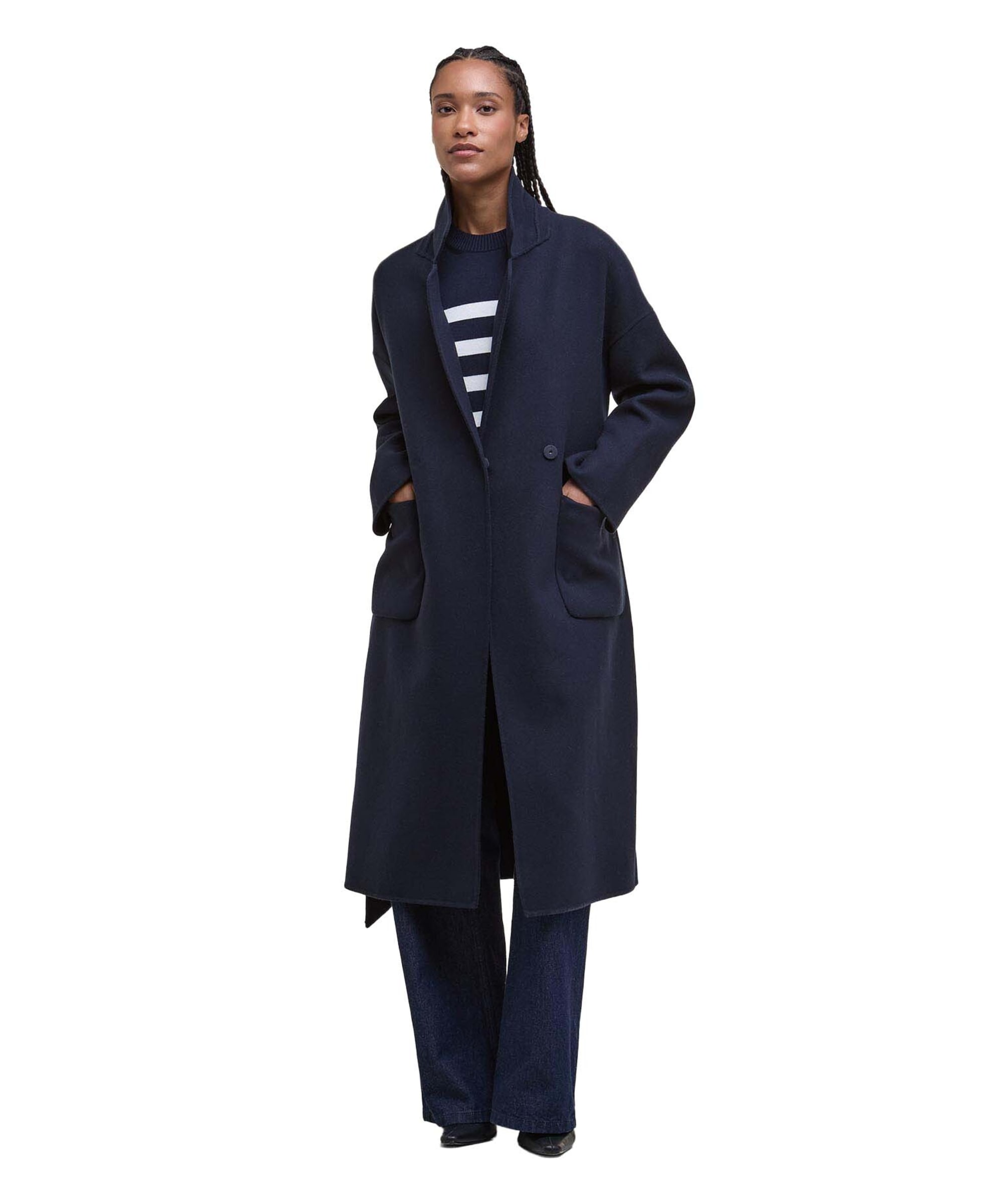 Women's Barbour Rachel Wool Wrap Coat