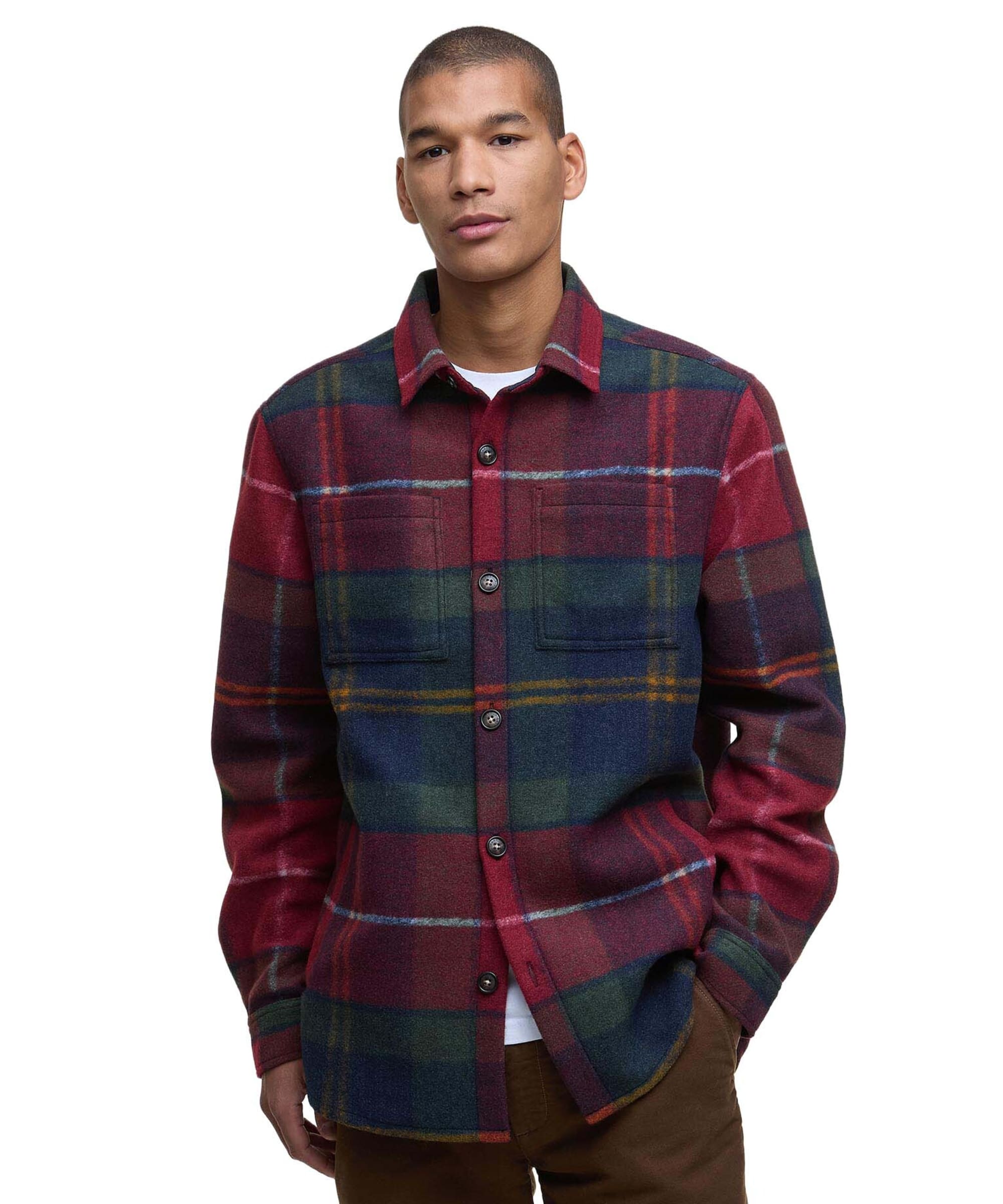 Men's Barbour Chapter Tailored Check Overshirt