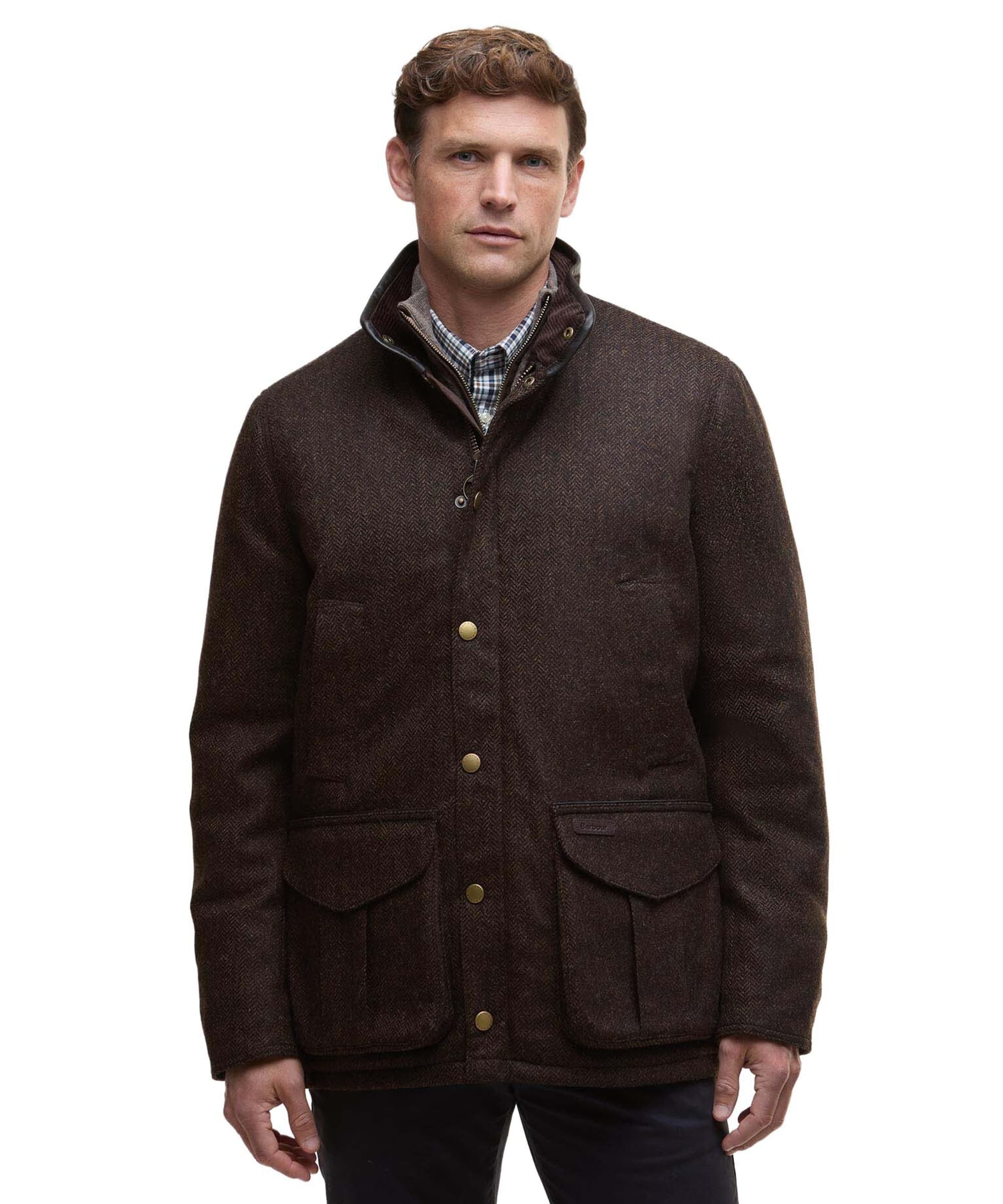 Men's Barbour Hereford Tweed Wool Jacket