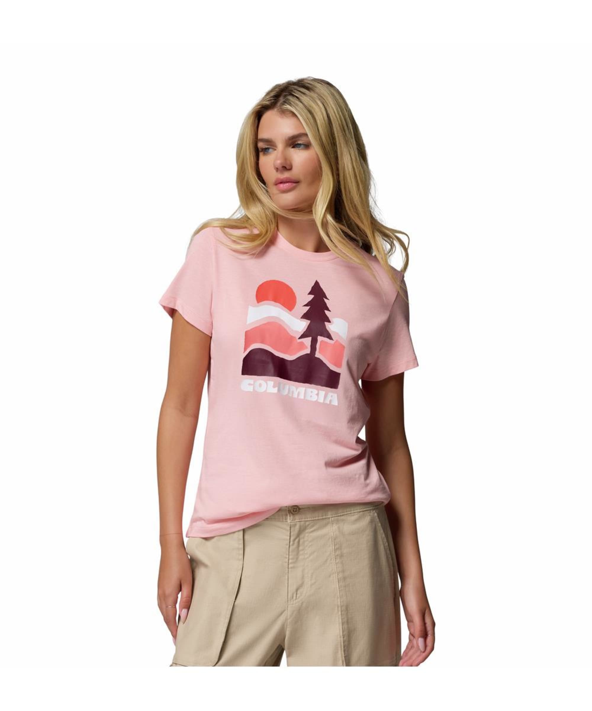 Women's Columbia Ruby Springs™ Graphic Fitted Short Sleeve Tee