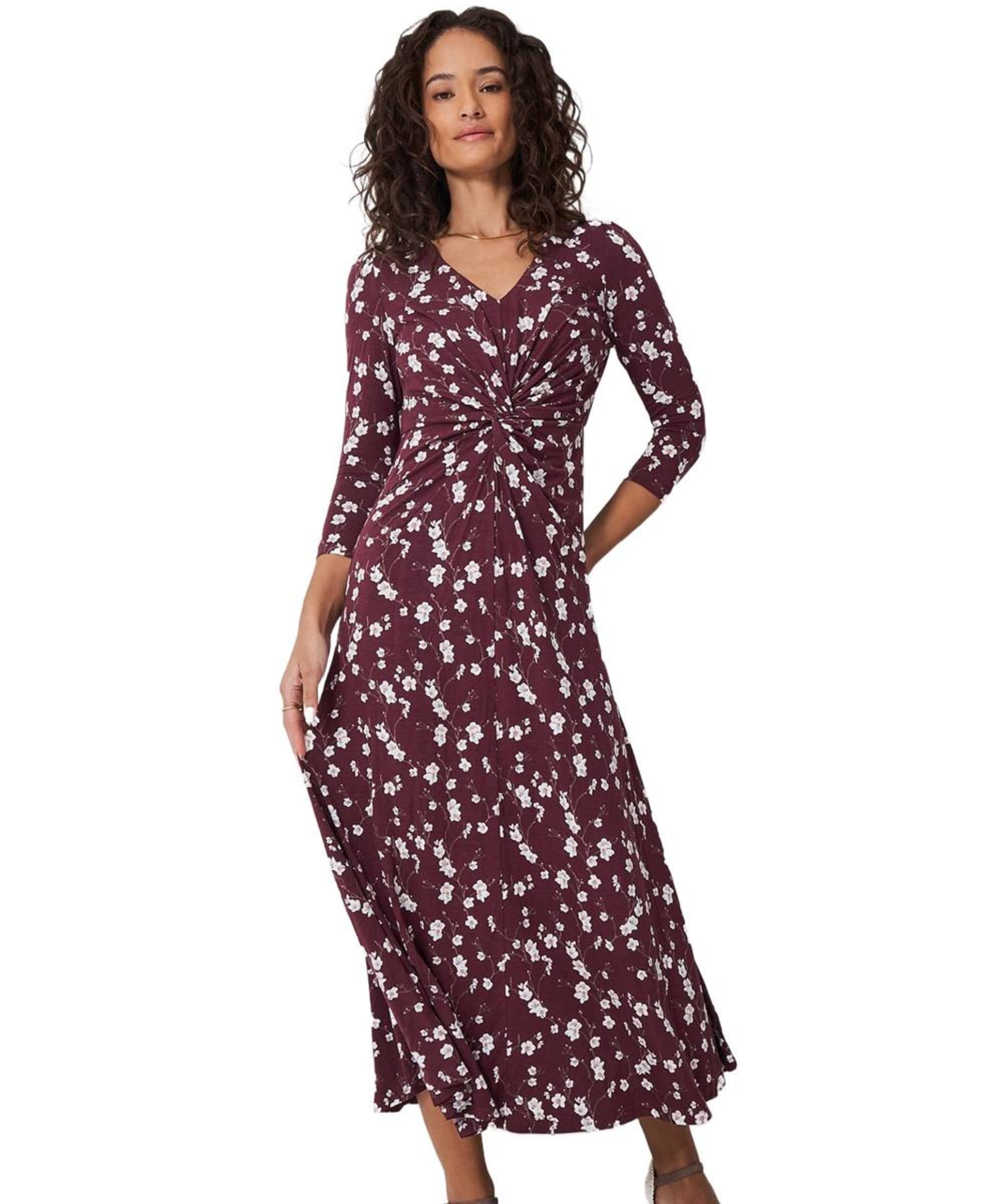 Women's Crew Clothing 3/4 Sleeve Flora Dress