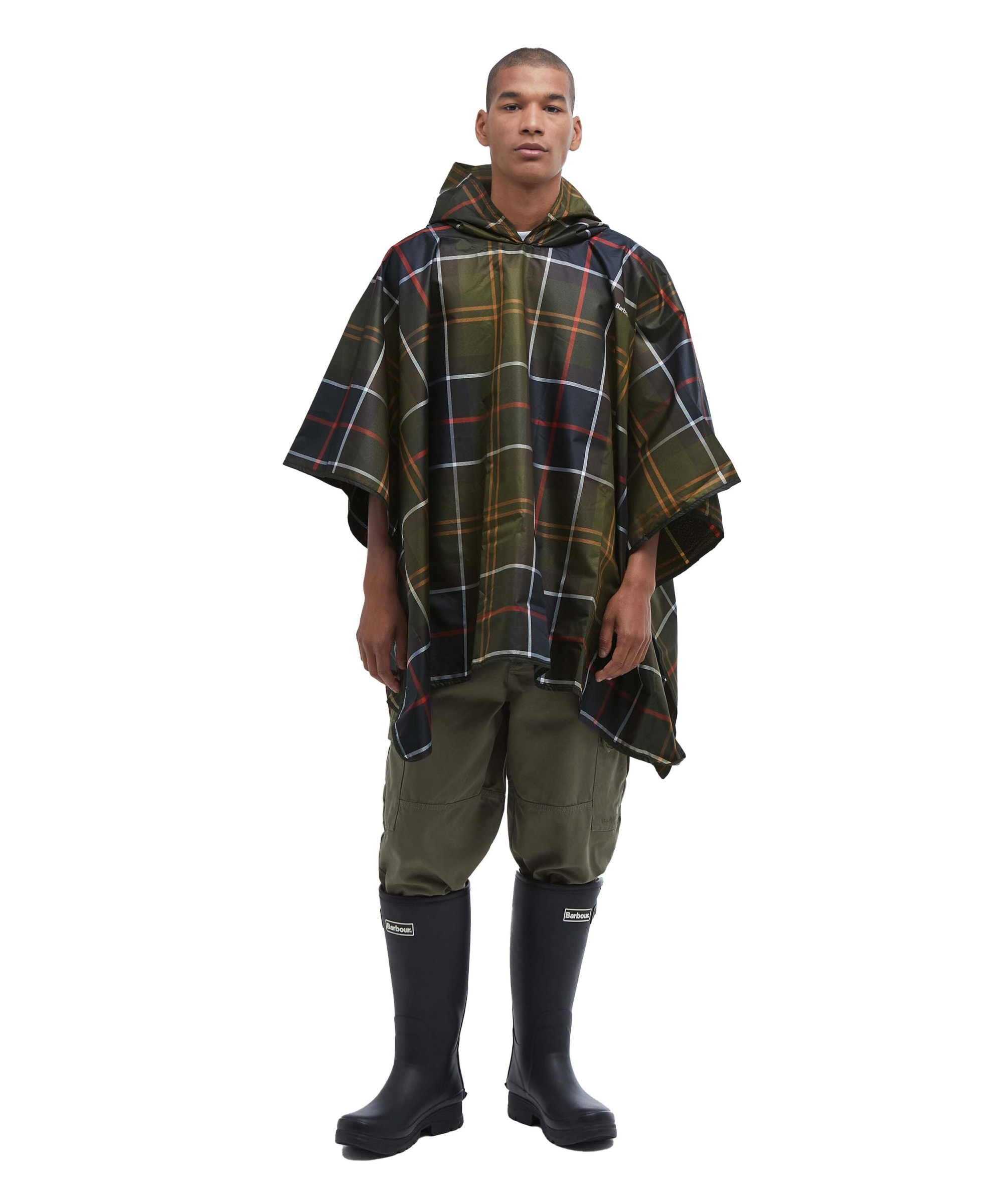 Barbour Tartan Showerproof Poncho