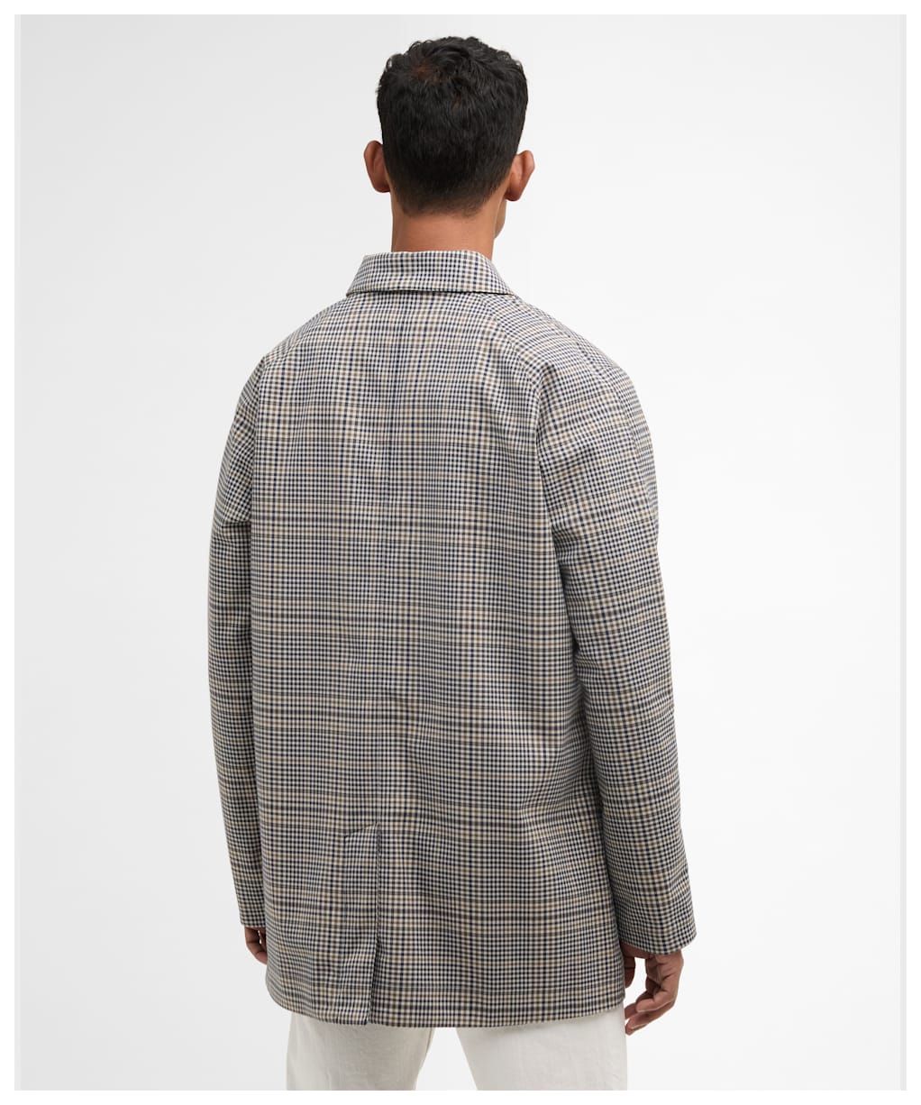 Men's Barbour Check Rokig Waterproof Mac
