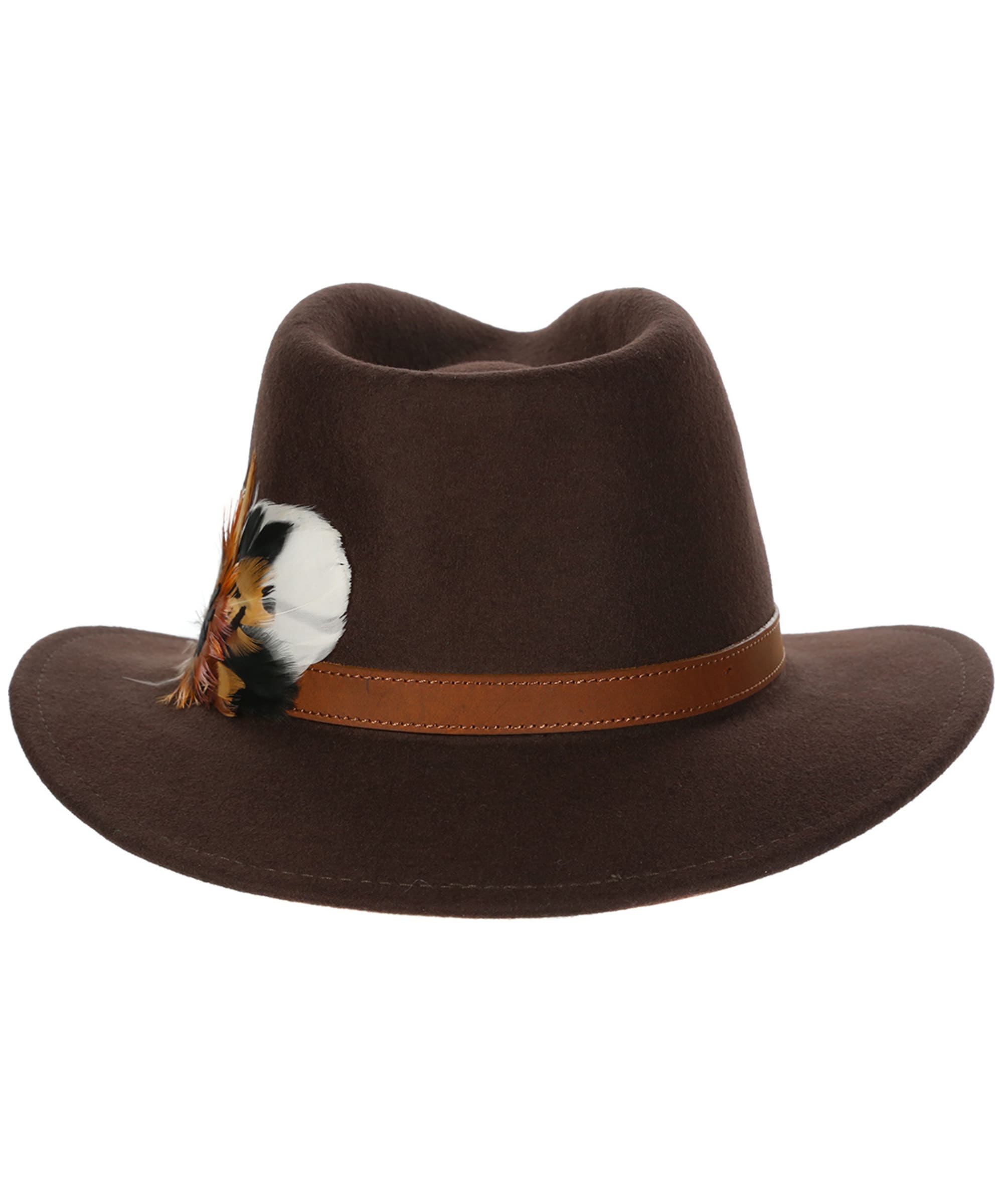 Alan Paine Richmond Wool Felt Feather Fedora Hat