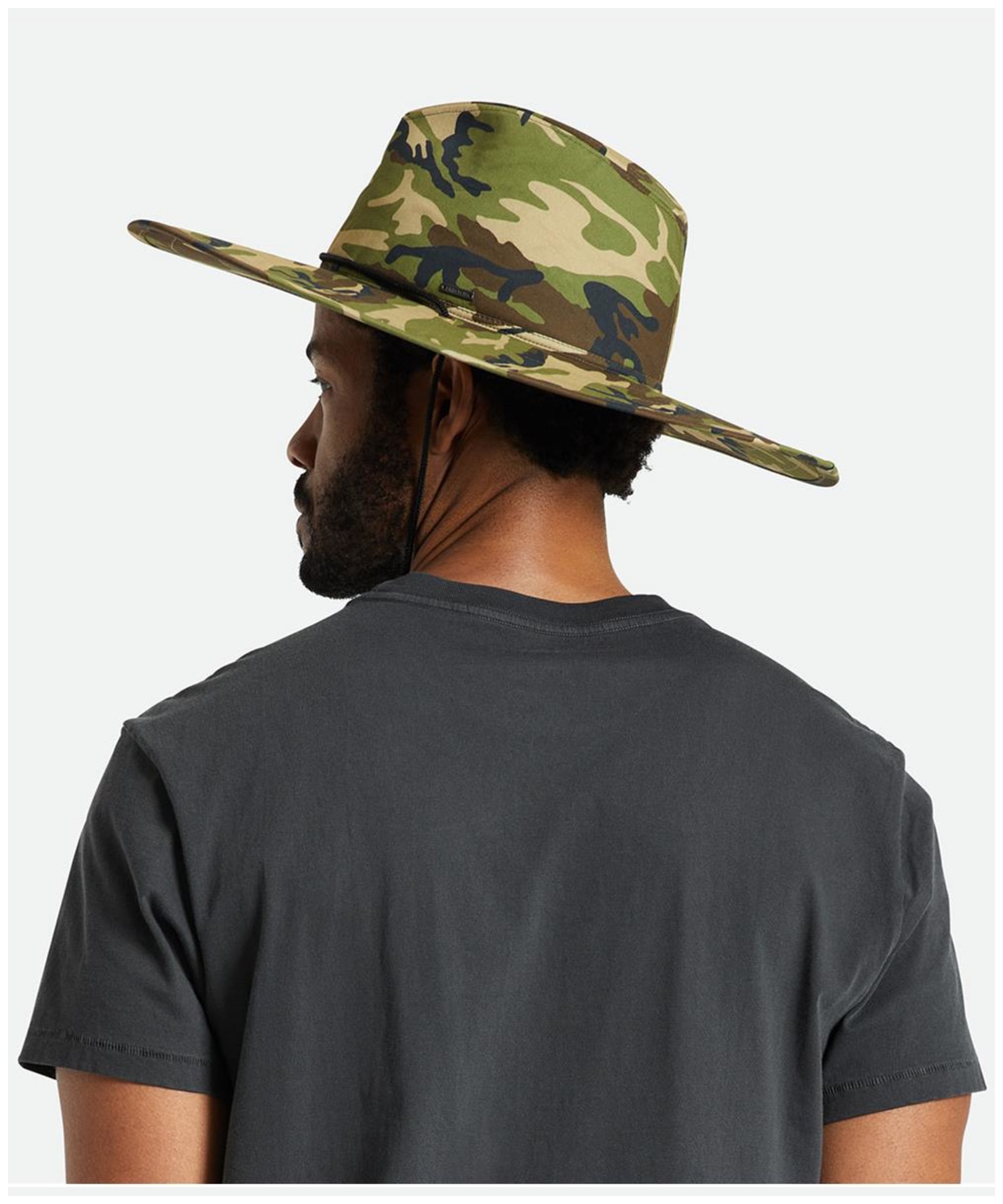 Brixton Field Wide Brim Cotton Sun Hat