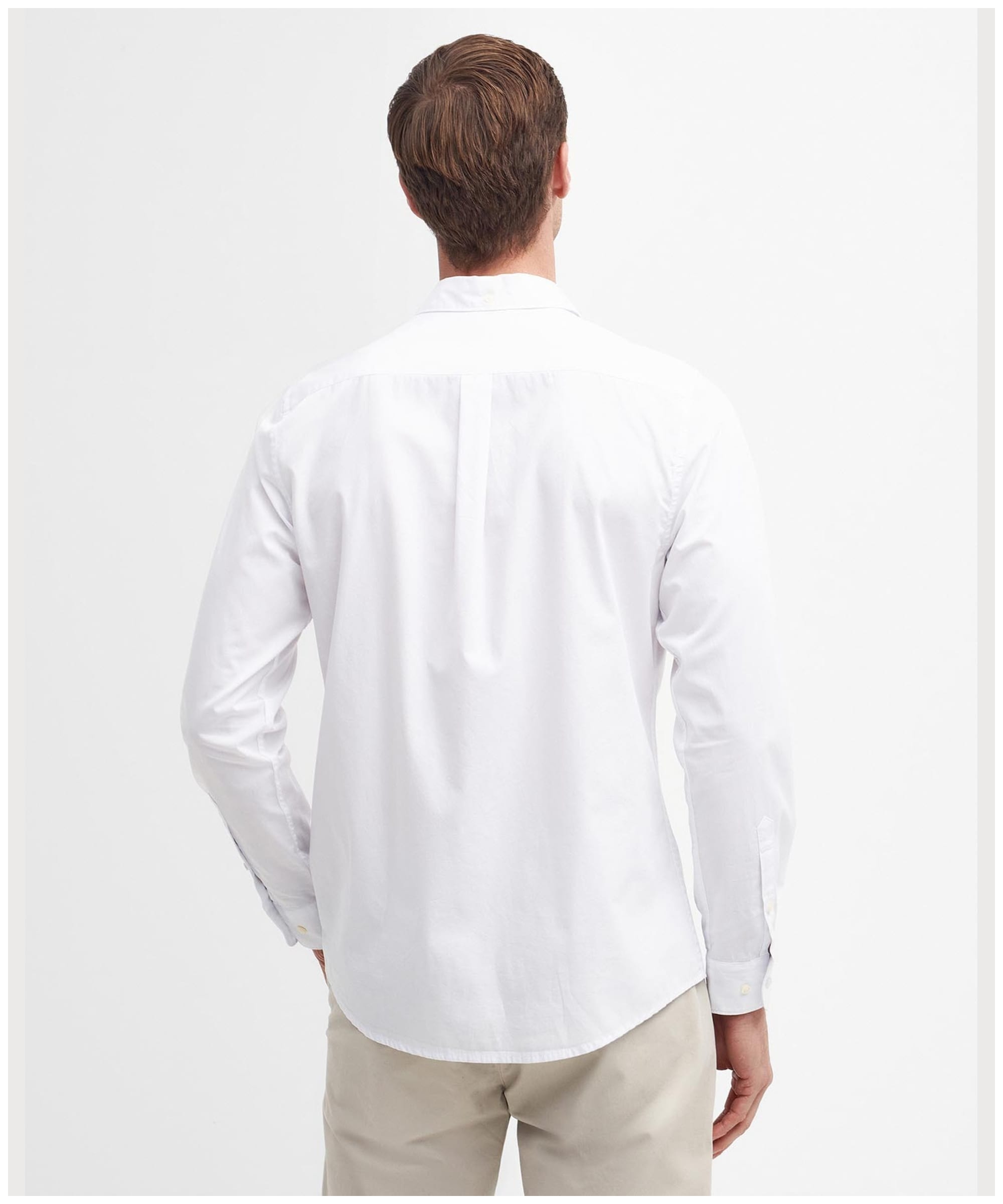 Men's Barbour Crest Poplin Long Sleeve Tailored Fit Shirt