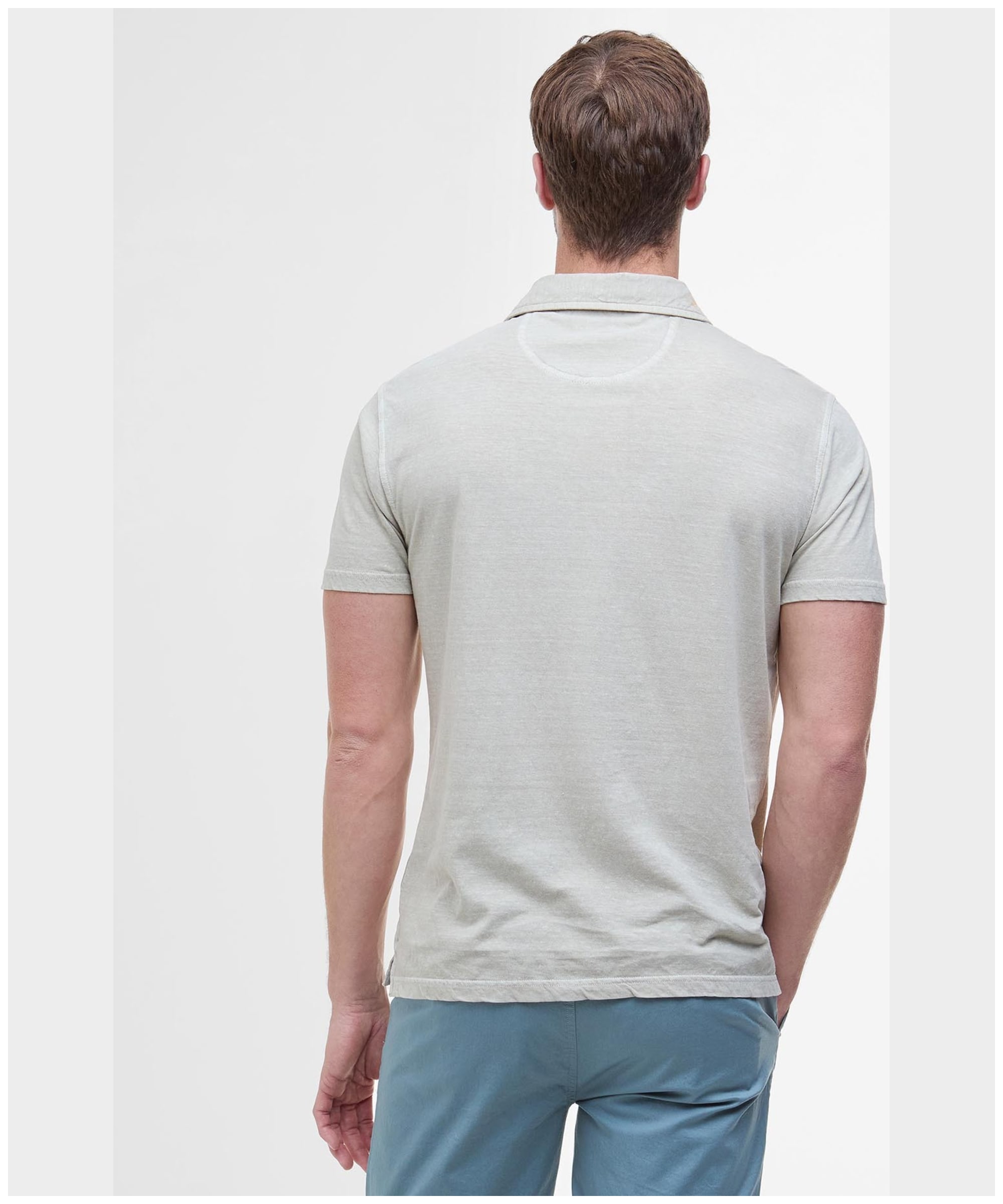 Men's Barbour Drayton Linen Tailored Fit Polo Shirt