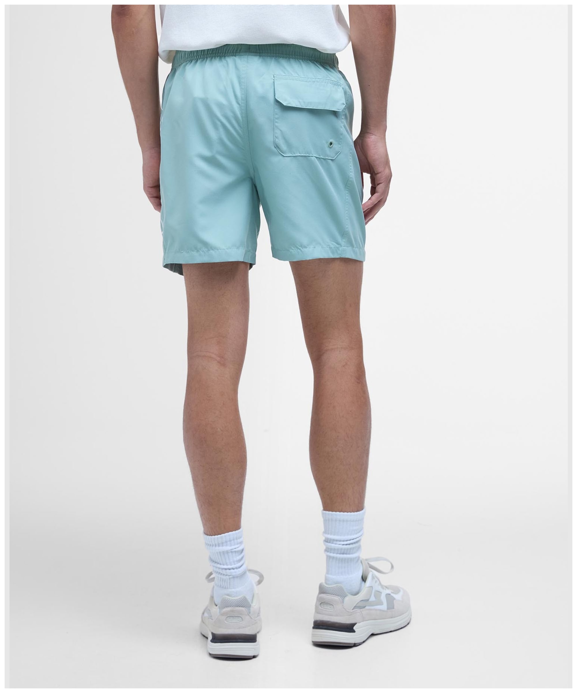 Men's Barbour International Large Logo Swim Shorts