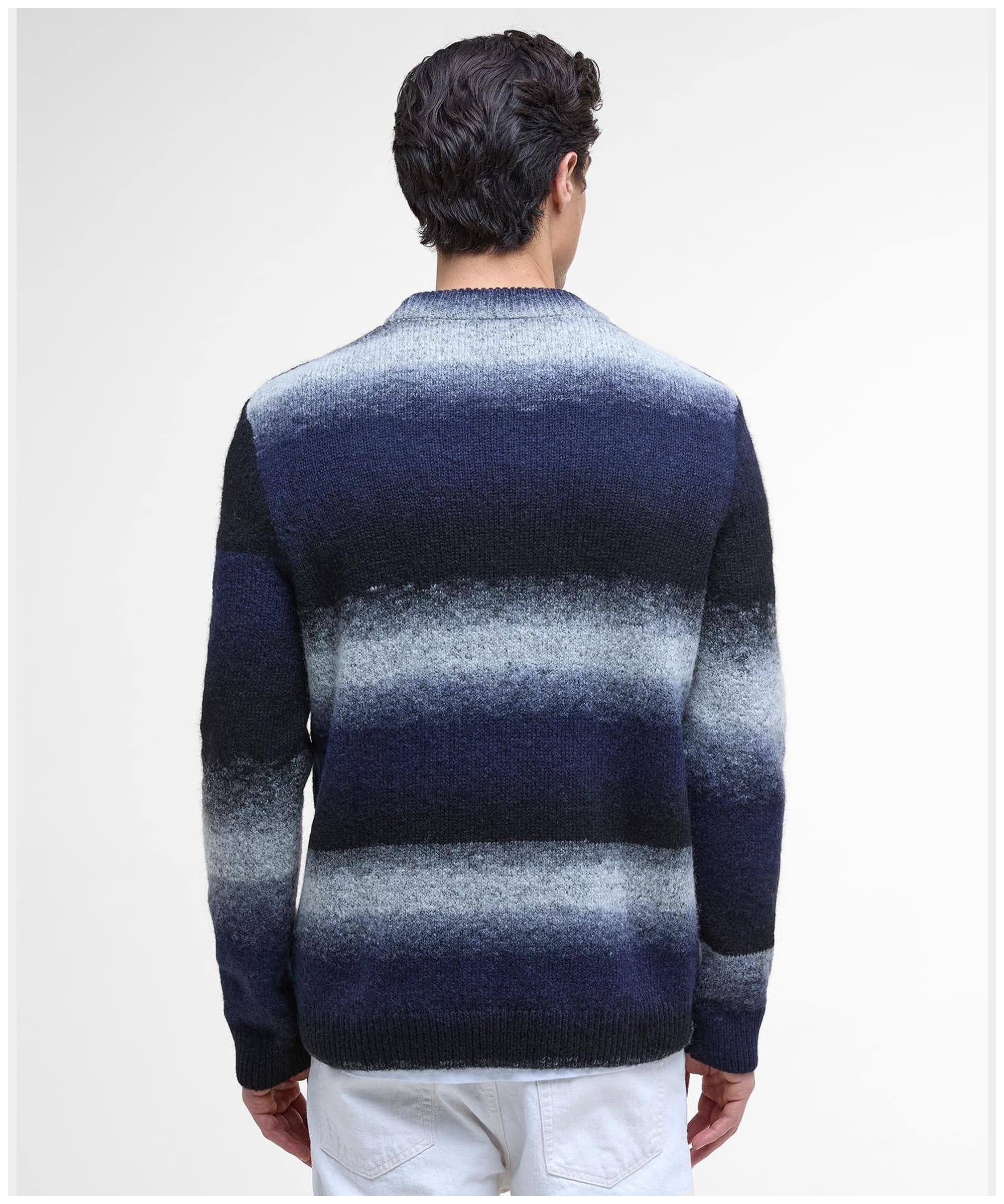 Men's Barbour International Vector Colour Block Crew Neck Jumper