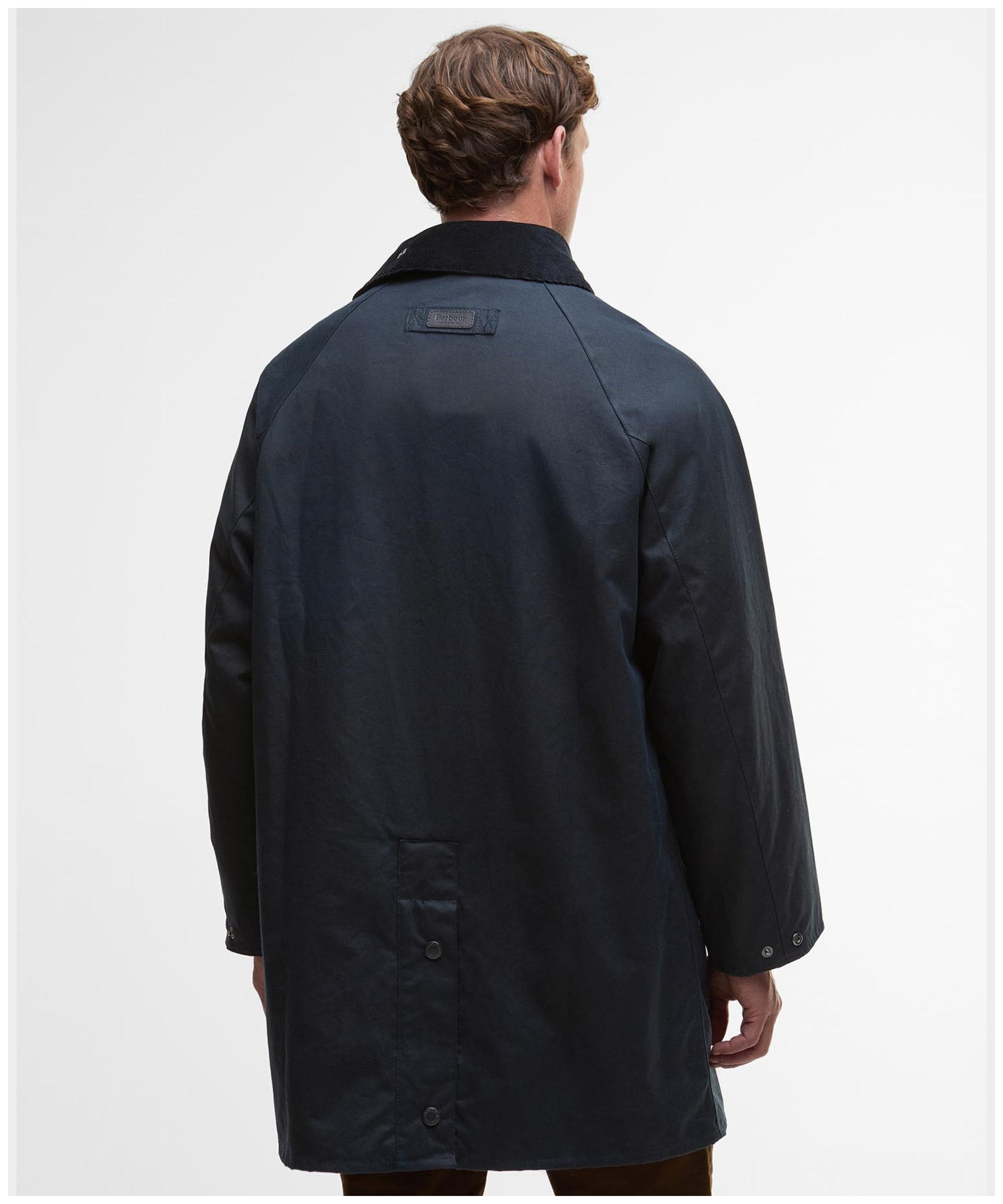 Men's Barbour Country Waxed Mac Jacket