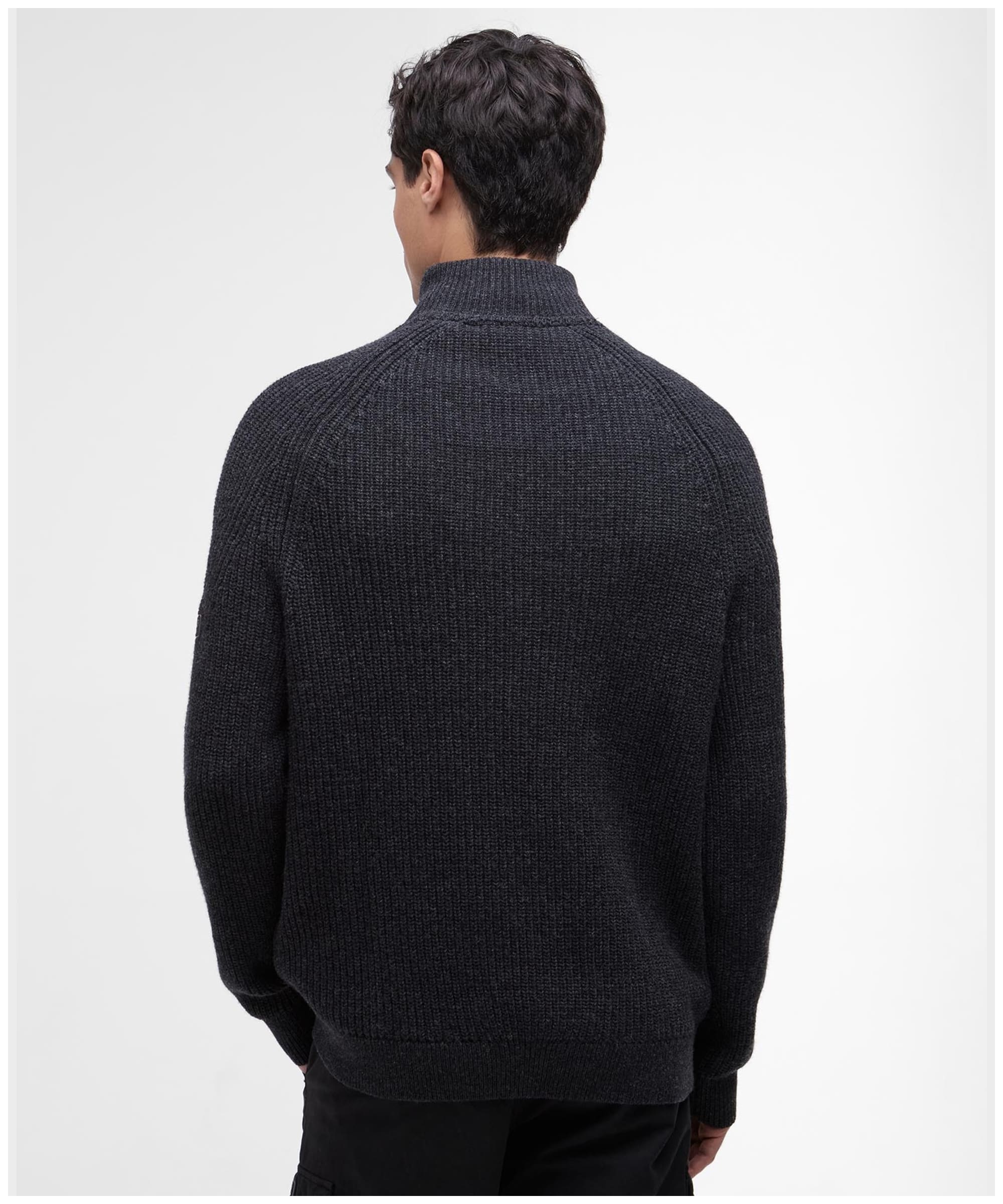 Men's Barbour International Chester Funnel Knit Jumper