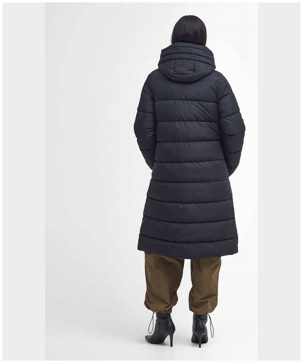 Women s Barbour International Longline Barron Puffer Jacket