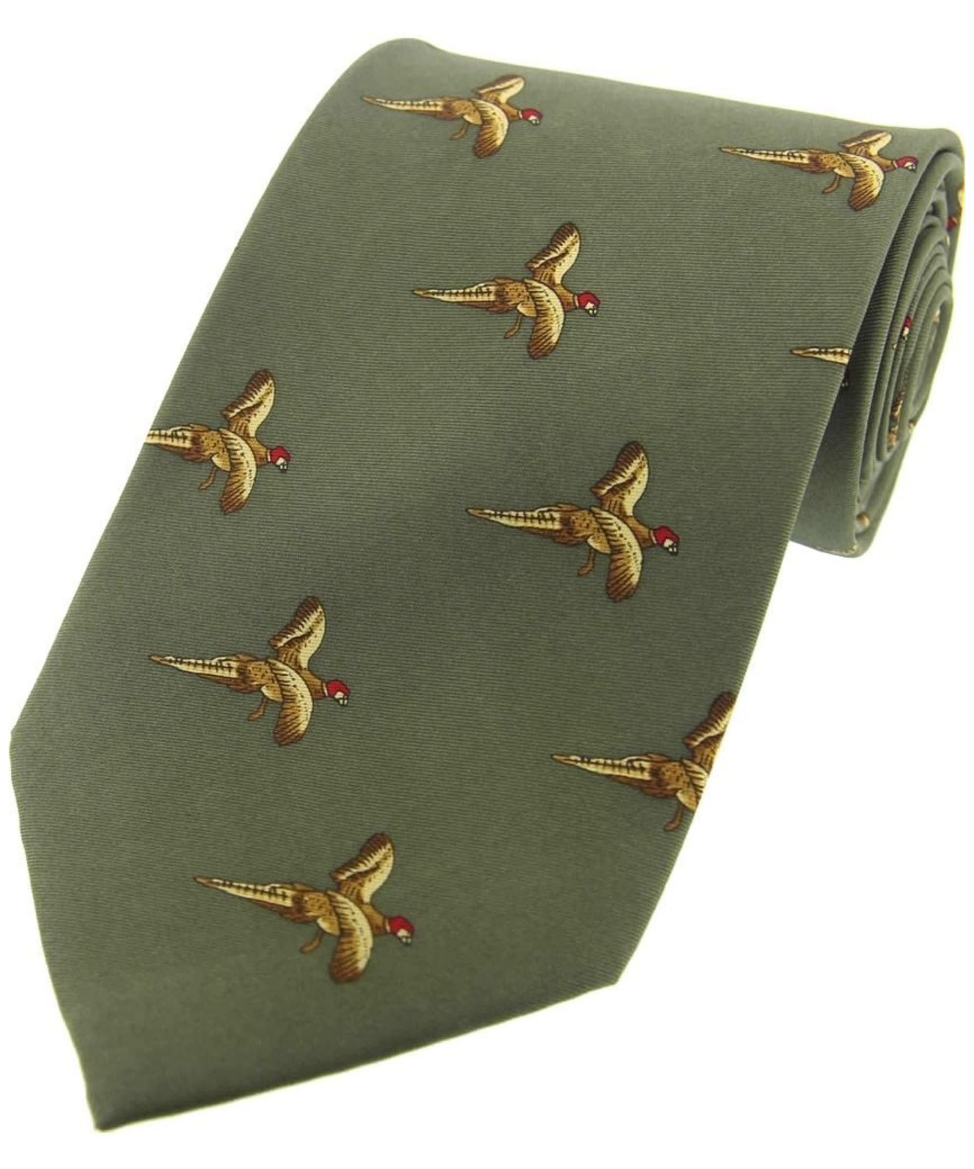 Men's Soprano Flying Pheasant Country Silk Tie