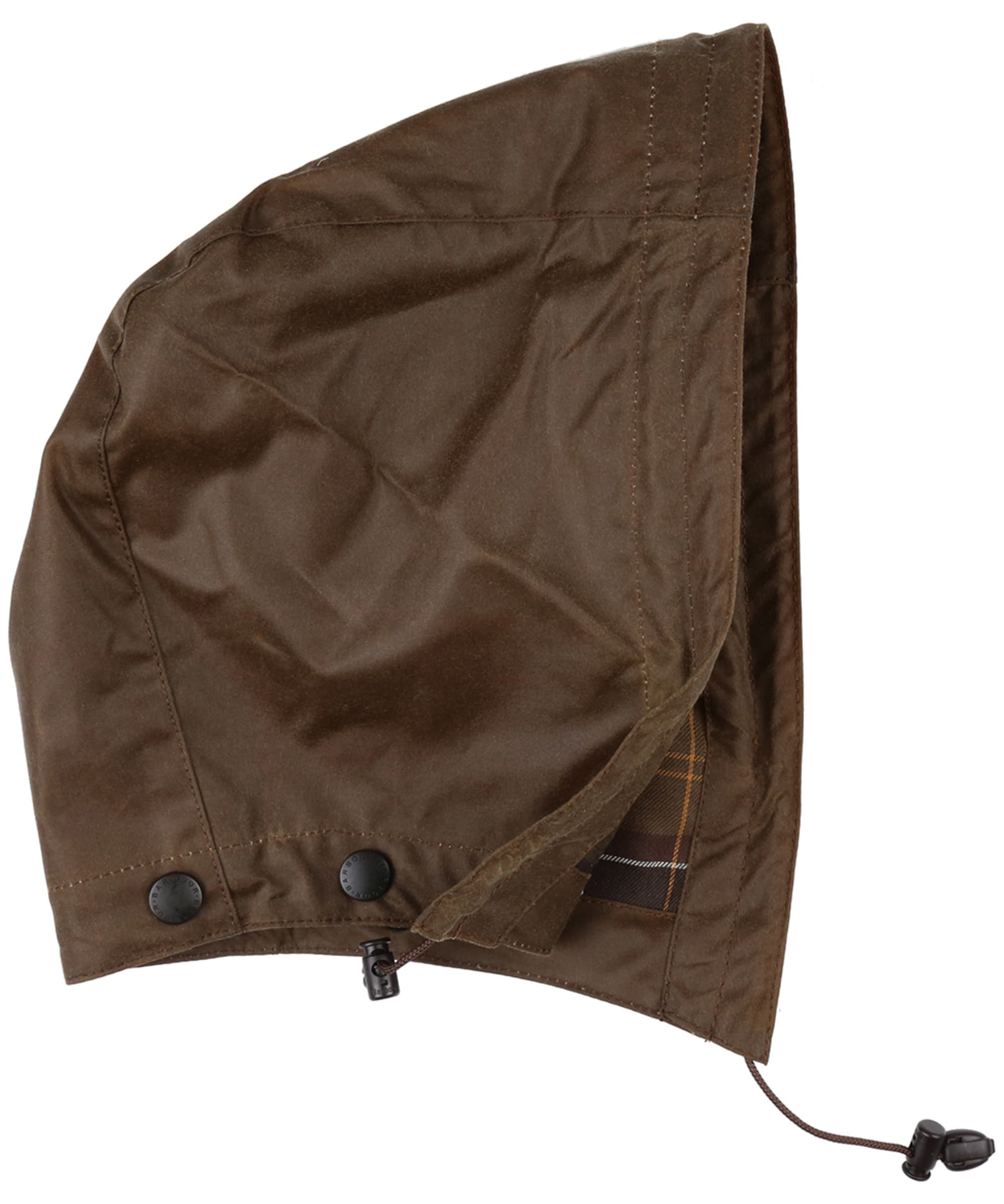 Barbour Waxed Cotton Hood (Tartan Lining)