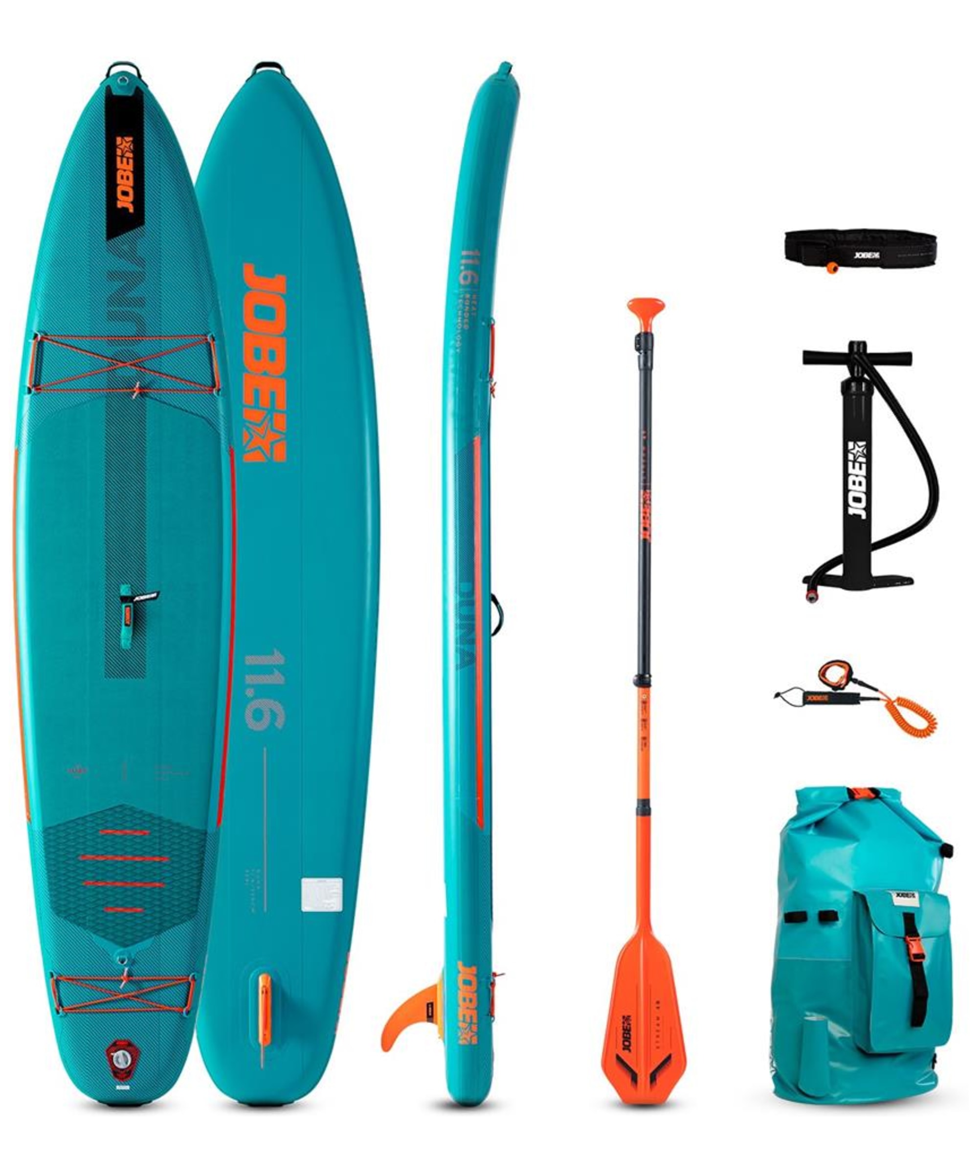 Jobe Aero Duna SUP Board 11'6" Package Teal