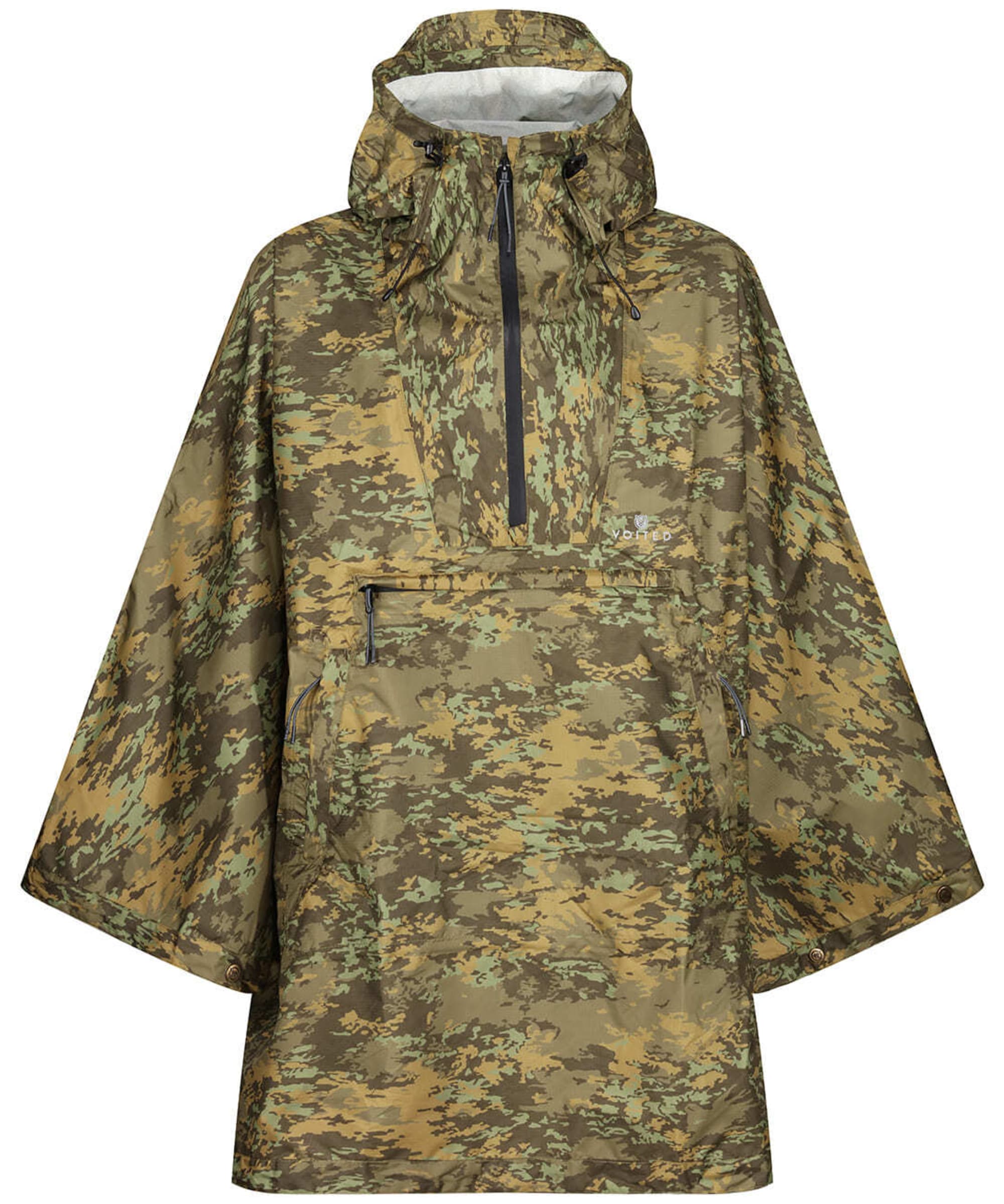 Voited Packable Water Repellent Rain Poncho
