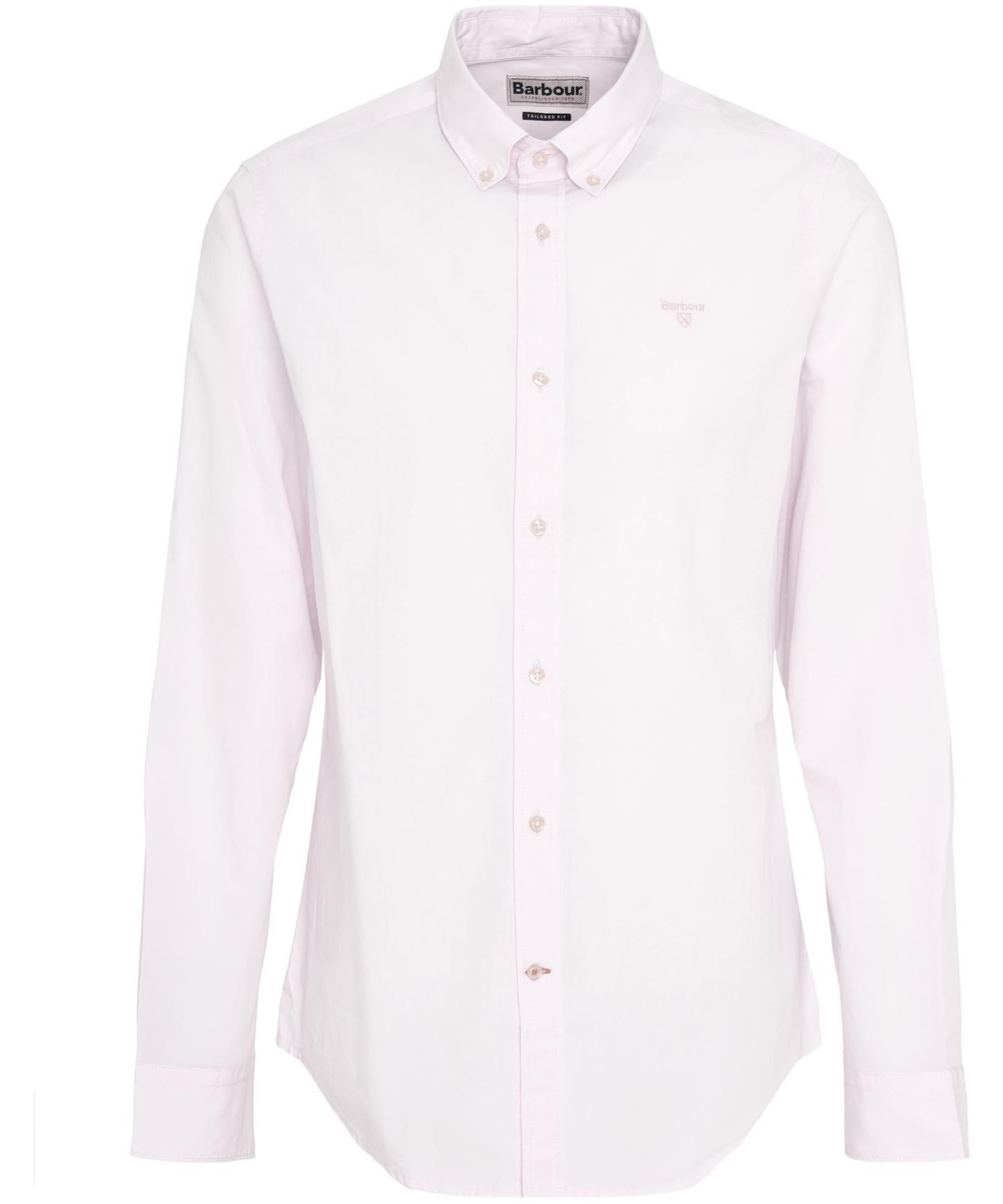 Men's Barbour Crest Poplin Long Sleeve Tailored Fit Shirt
