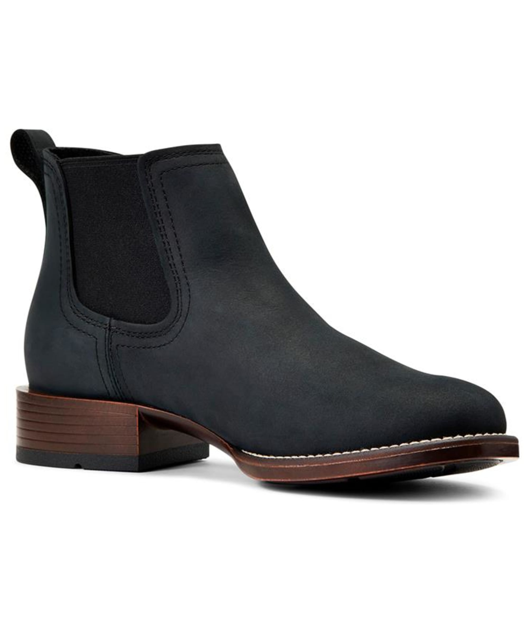 Men's Ariat Booker Ultra Round Toe Leather Boots
