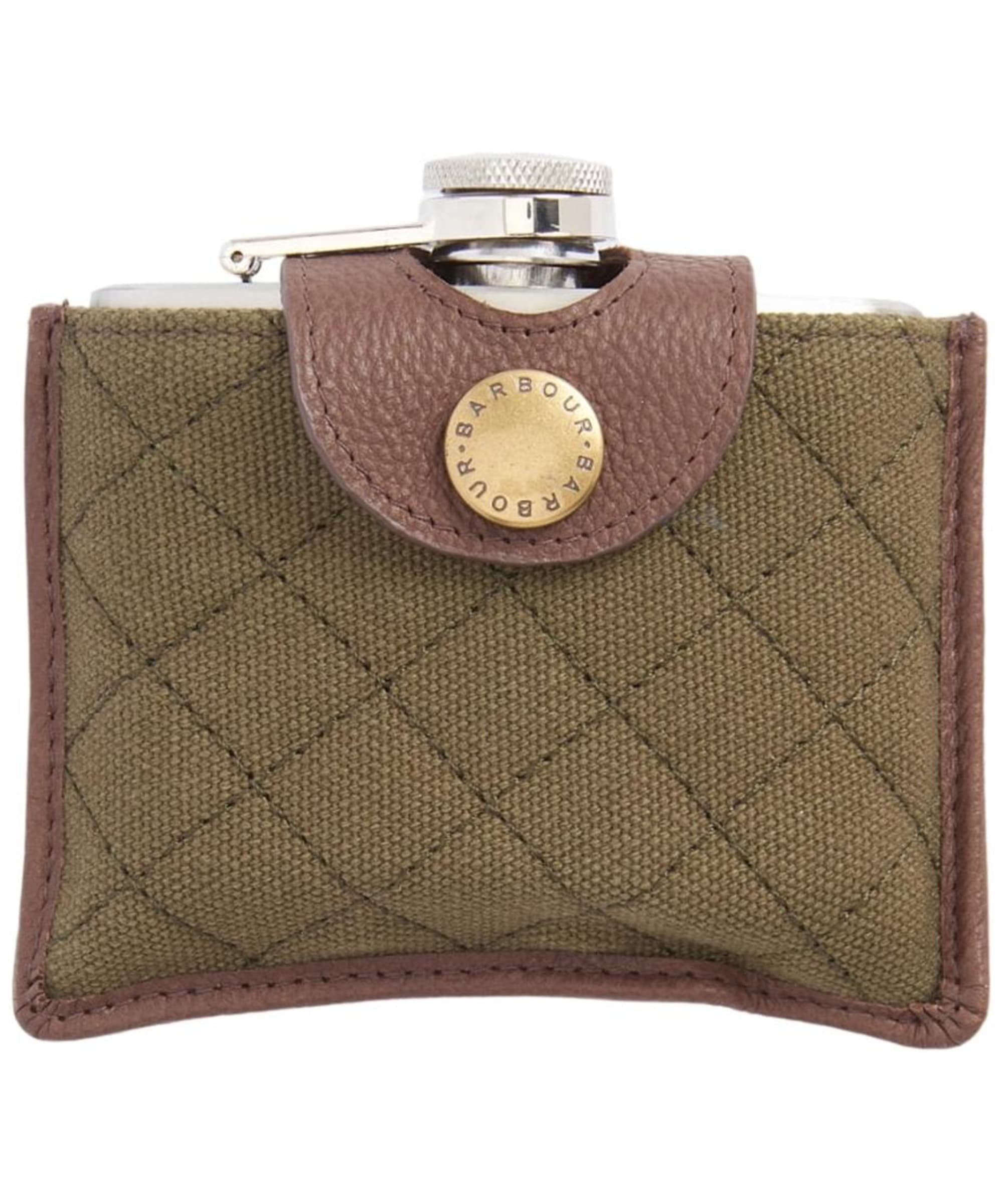 Men's Barbour Quilted Padbury Hip Flask