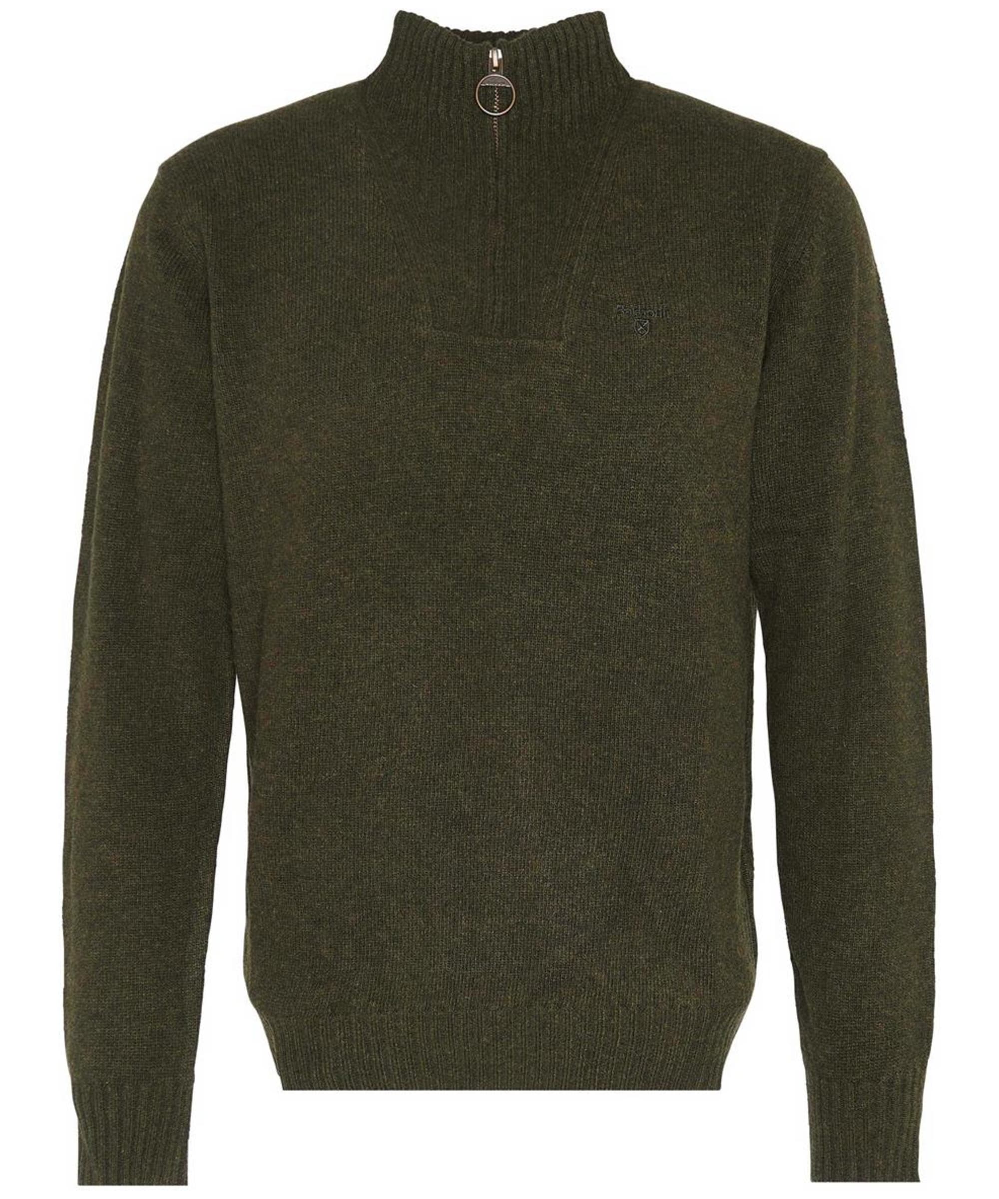 Men's Barbour Essential Wool Half Zip Sweater