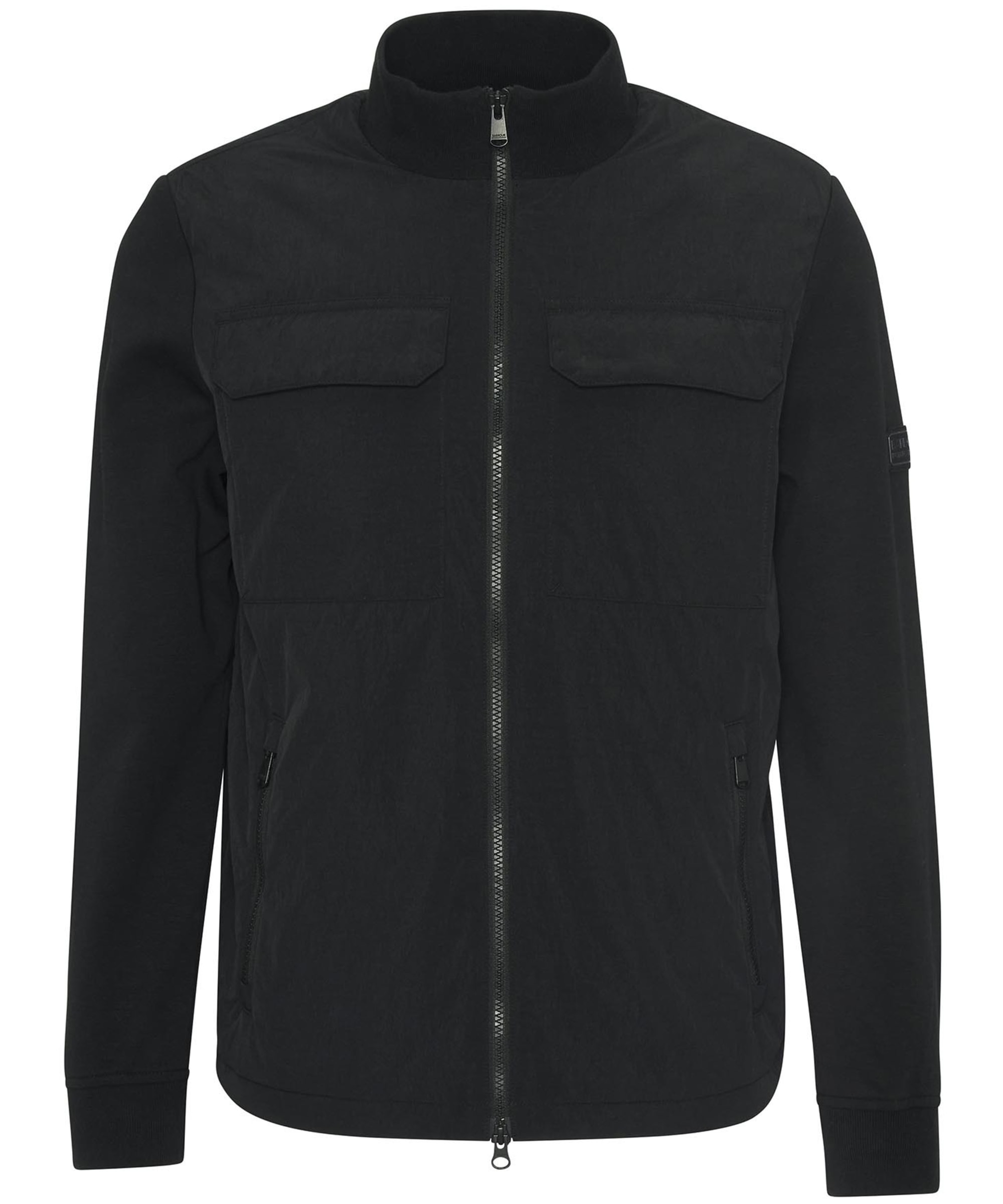 Men's Barbour International Ethan Funnel Neck Quilted Sweat
