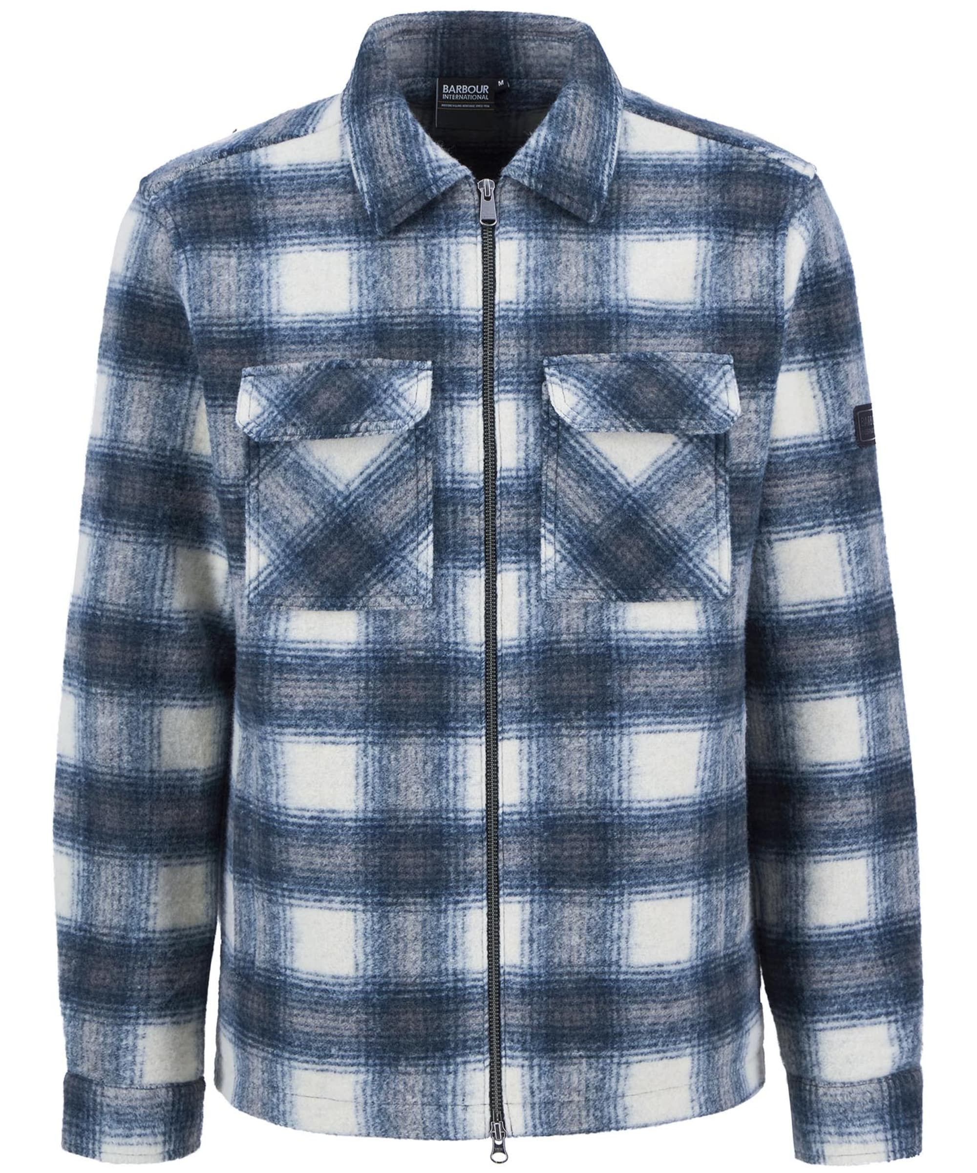 Men's Barbour International Clayton Brushed Fleece Overshirt