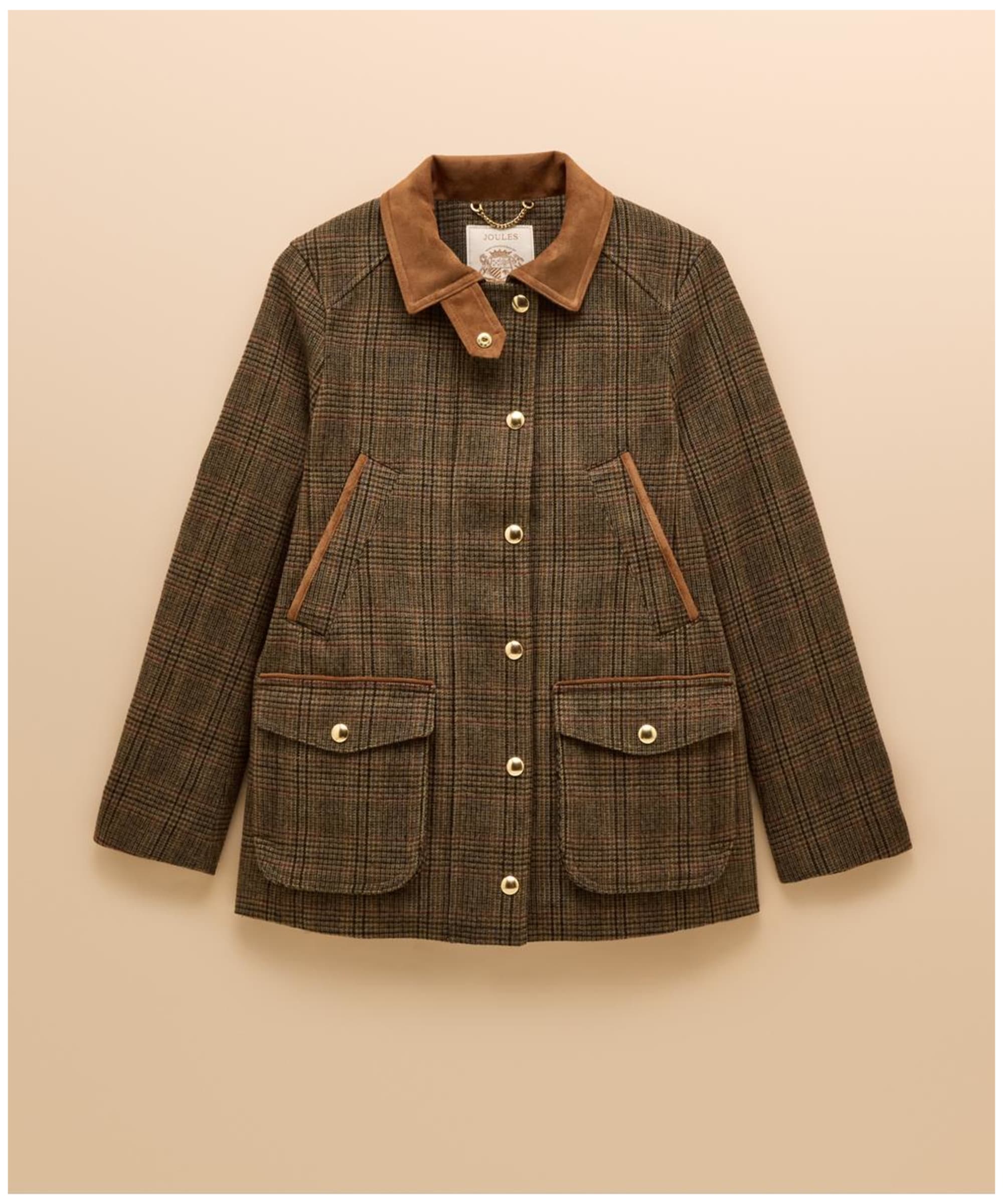 Women's Joules Contemporary Tweed Field Coat