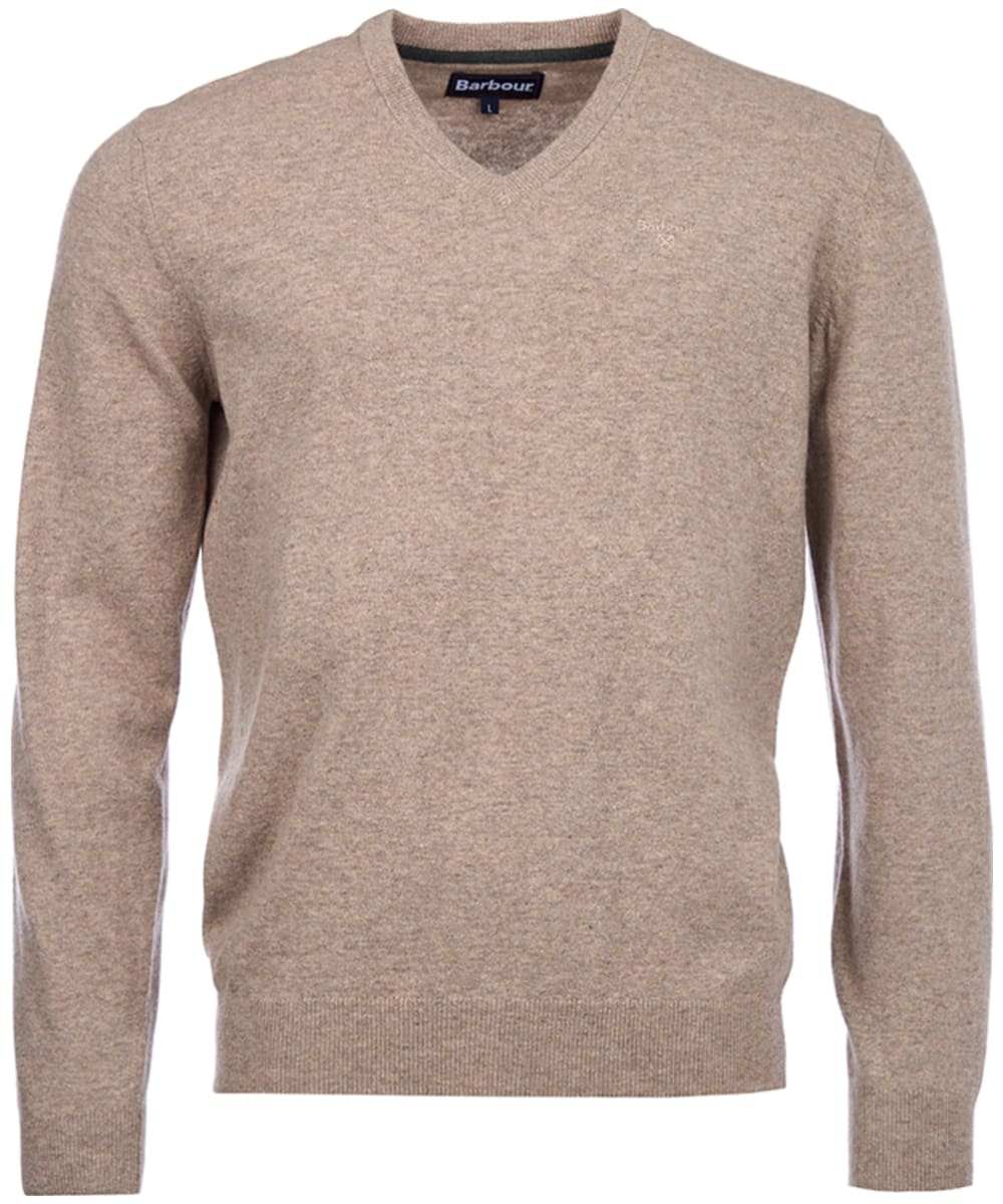 Men's Barbour Essential Lambswool V Neck Sweater