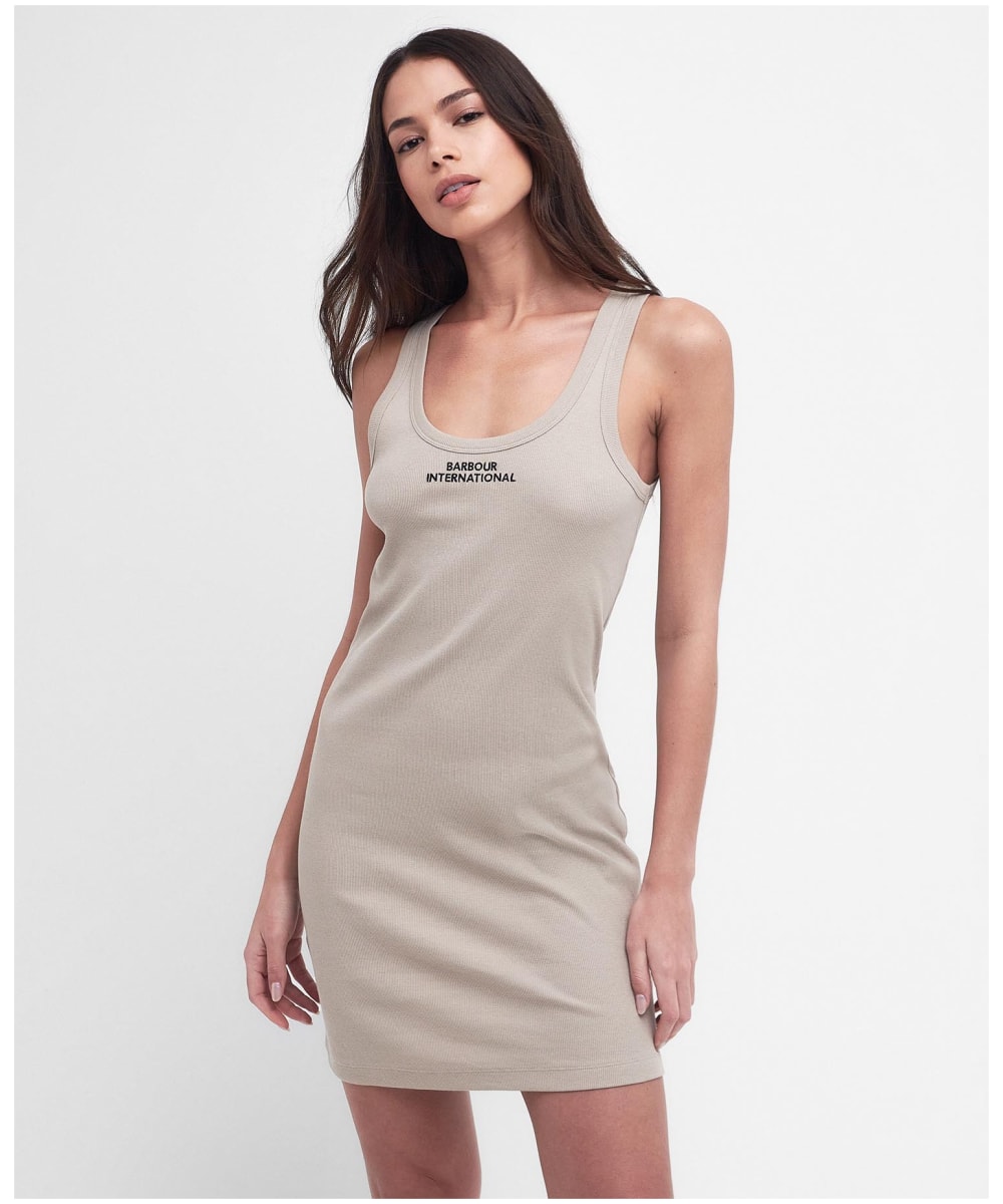 Women's Barbour International Ozanne Rib Tank Mini Dress
