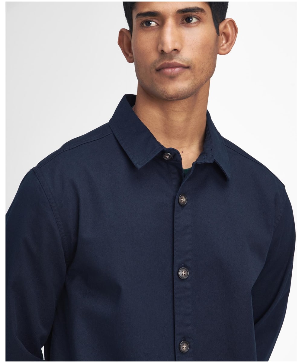 Men's Barbour Ruxton Tailored Stretch Twill Overshirt