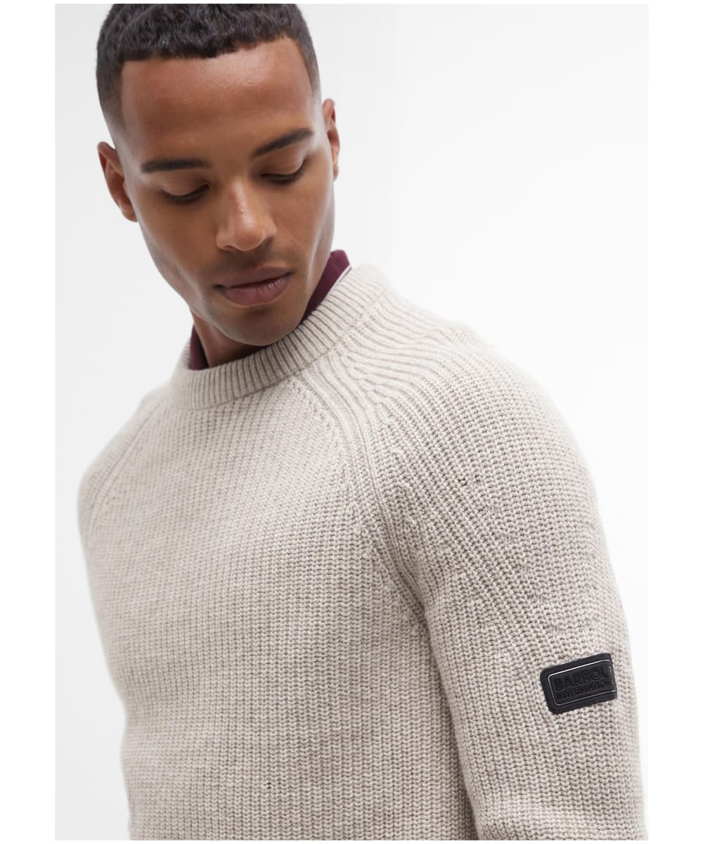 Men's Barbour International Chester Crew Knit Jumper