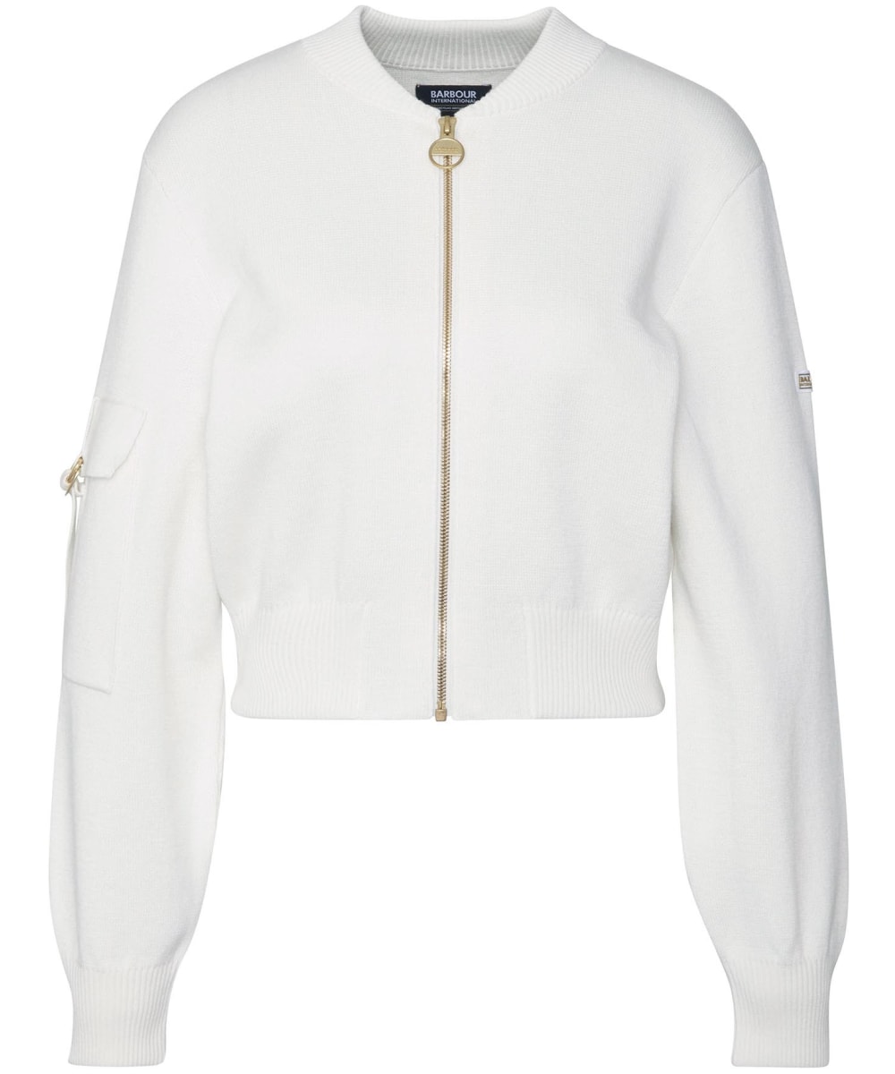 Women's Barbour International Priya Knitted Bomber Jacket