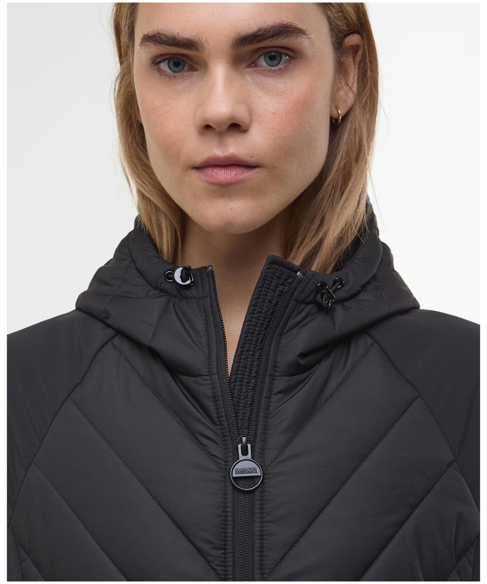 Women's Barbour International Dakota Quilted Sweater Jacket