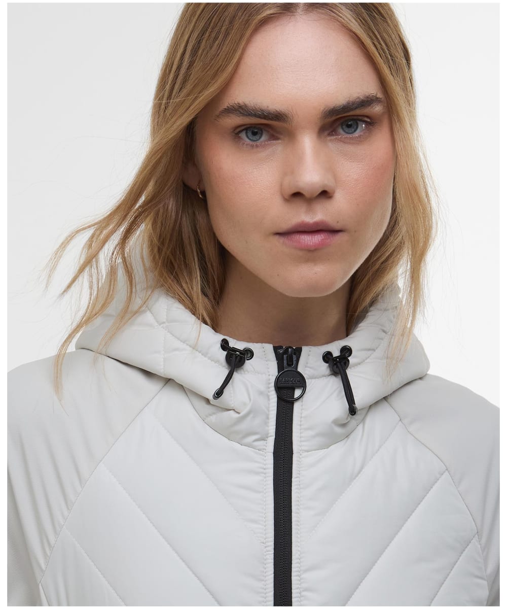 Women's Barbour International Dakota Quilted Sweater Jacket