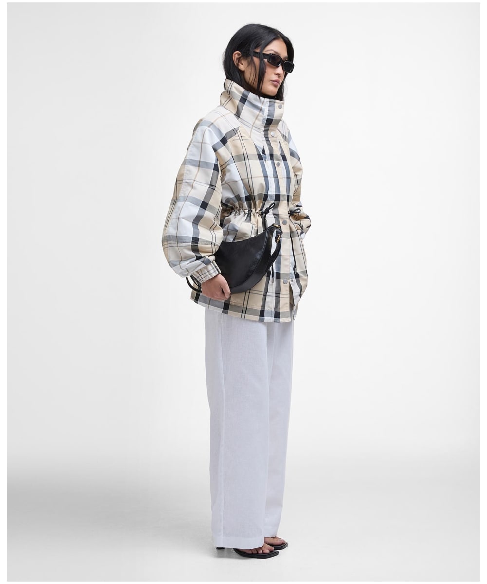 Women's Barbour Suri Checked Showerproof Jacket