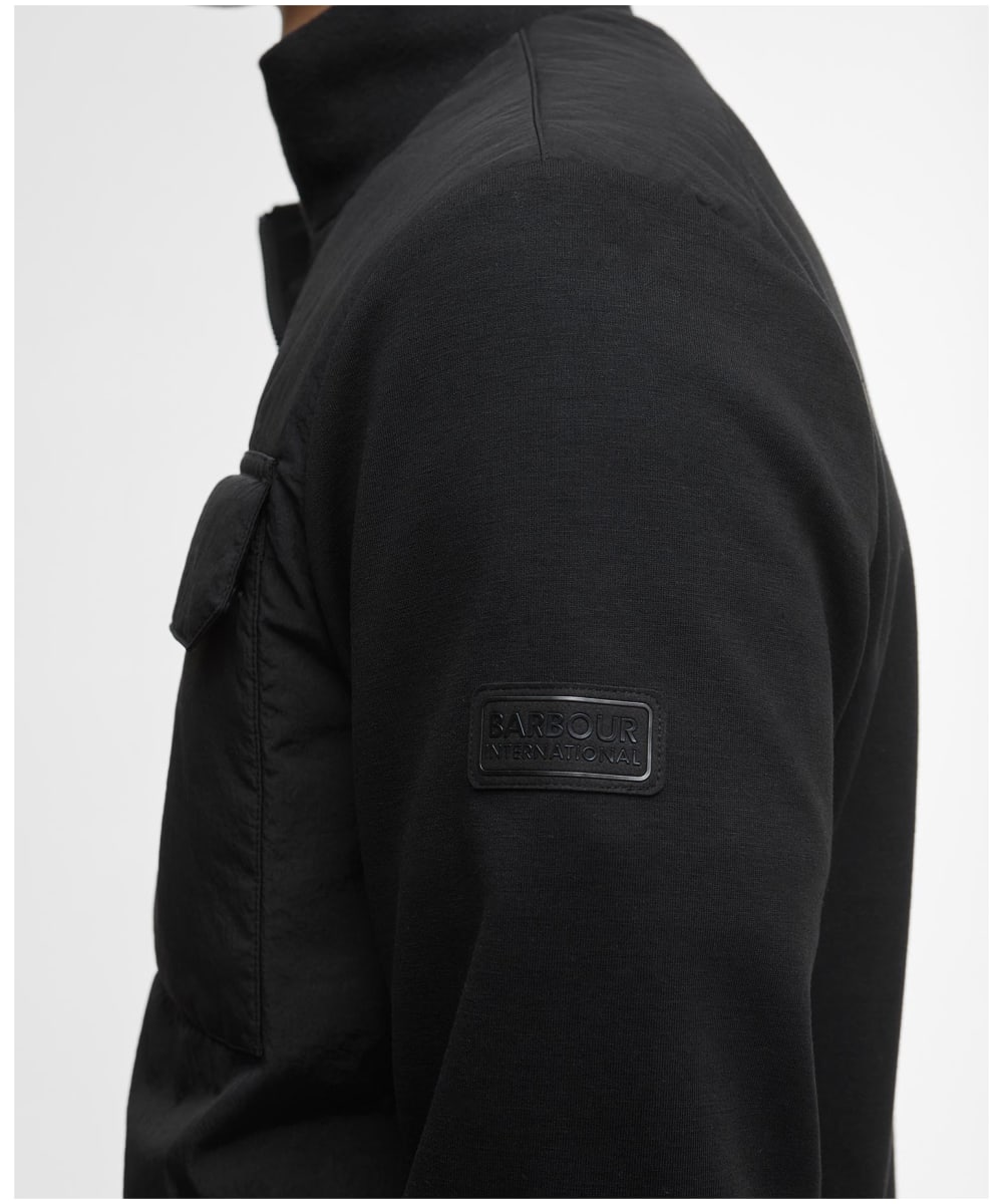 Men's Barbour International Ethan Funnel Neck Quilted Sweat