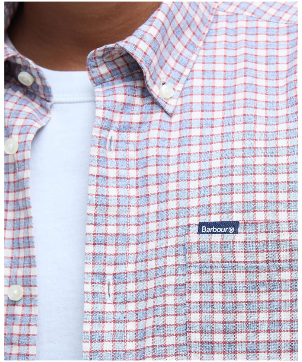 Men's Barbour Banner Long Sleeve Tailored Fit Cotton Shirt