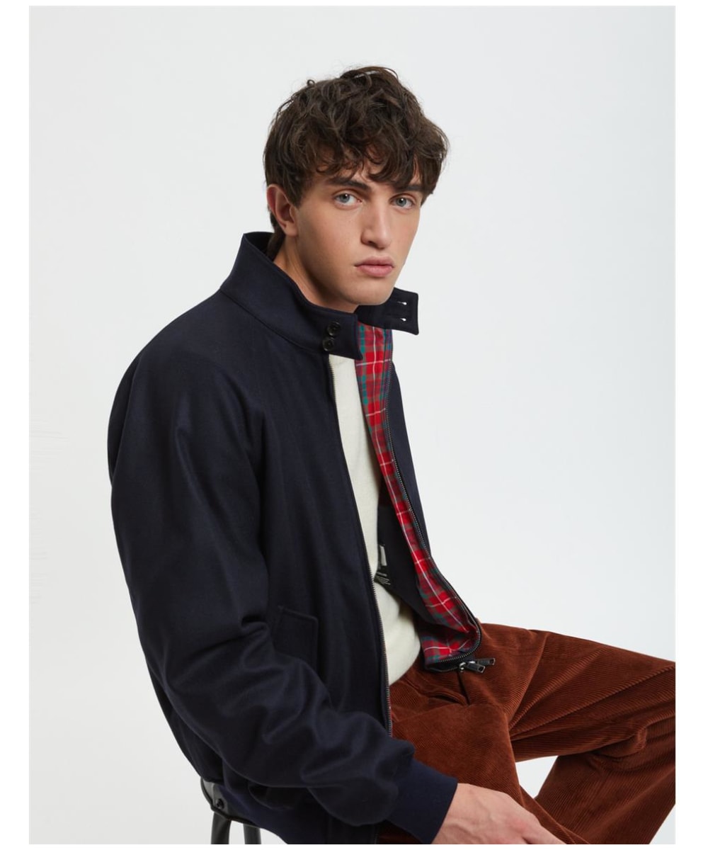 Men's Baracuta G9 Melton Wool Harrington Jacket