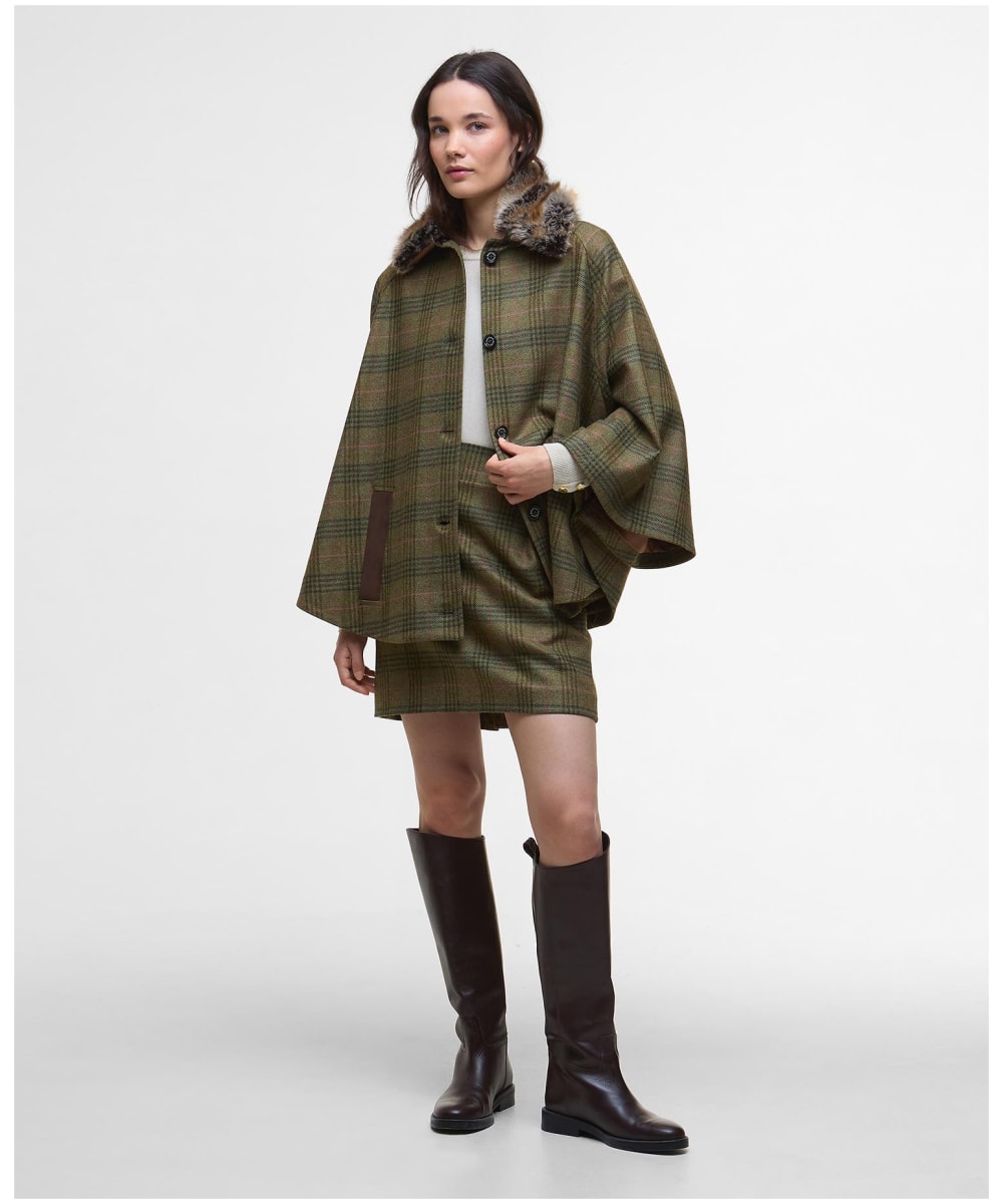 Women's Barbour Flax Lily Wool Cape
