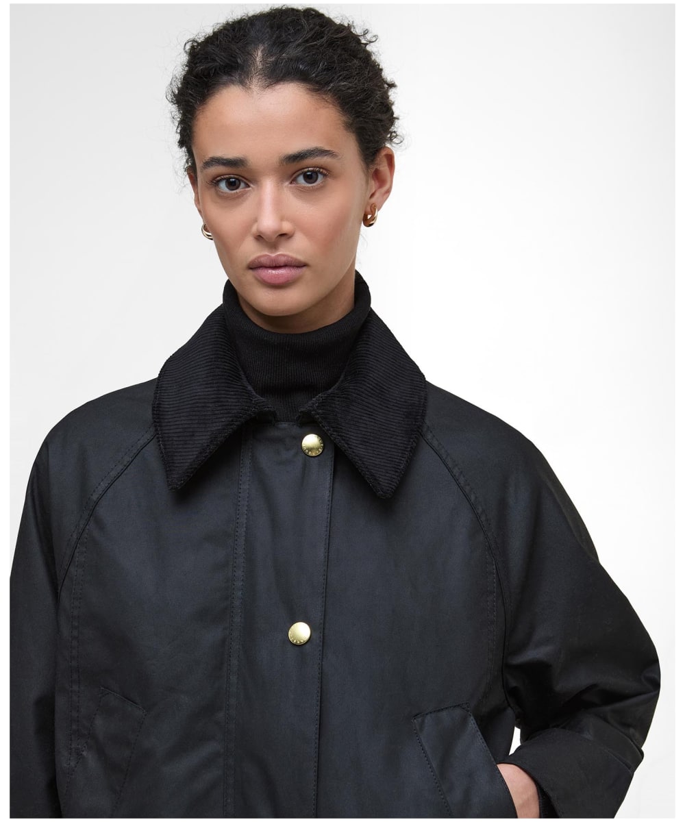 Women's Barbour Long Beadnell Waxed Jacket