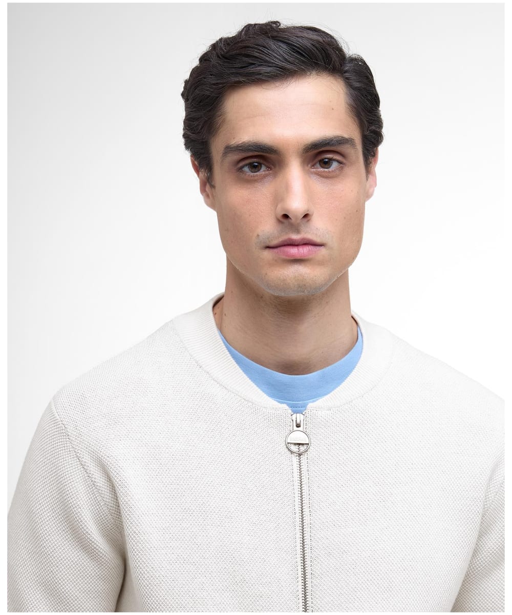 Men's Barbour International Patrick Bomber Zip Through Cardigan