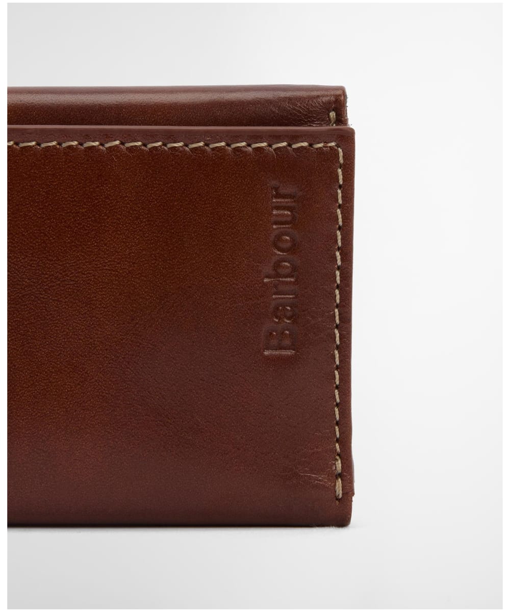 Men's Barbour Bywell Leather Bi Fold Wallet