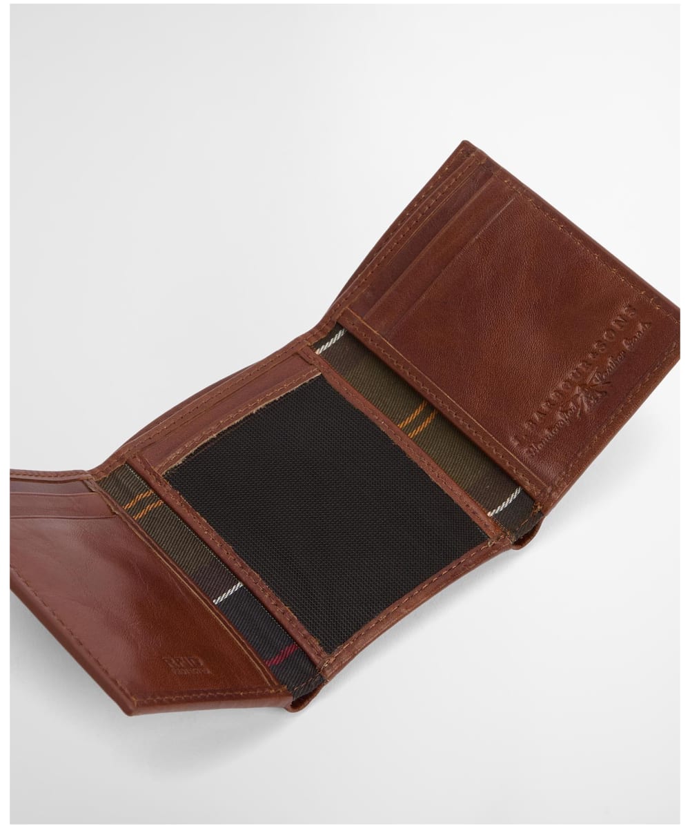 Men's Barbour Bywell Leather Bi Fold Wallet