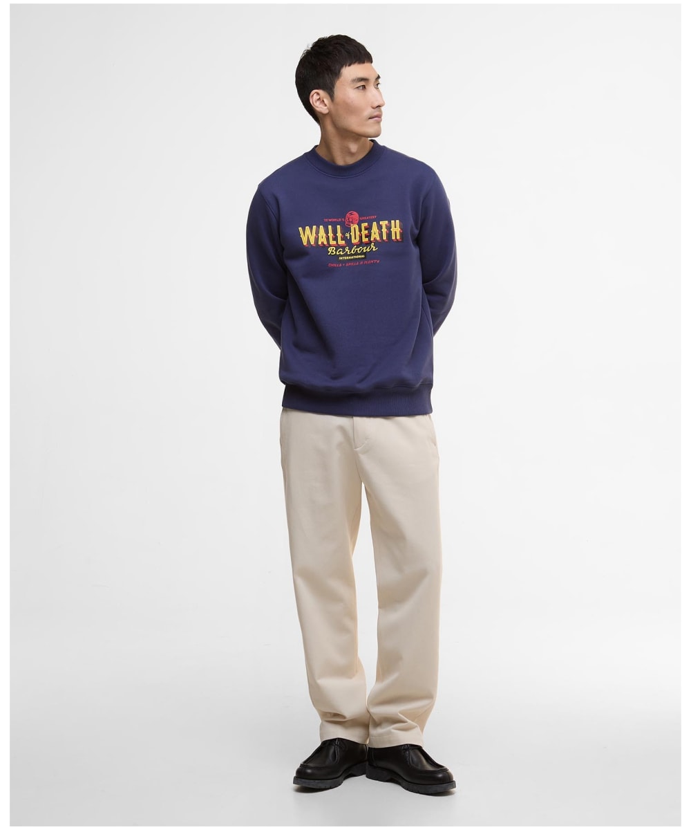 Men's Barbour International Wall Crew Sweatshirt