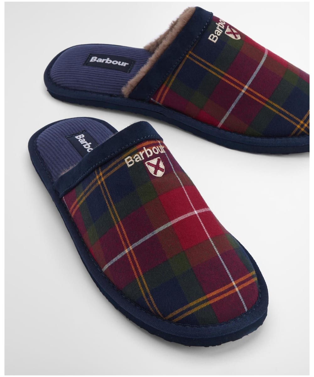 Men's Barbour Everitt Tartan Mule Slipper