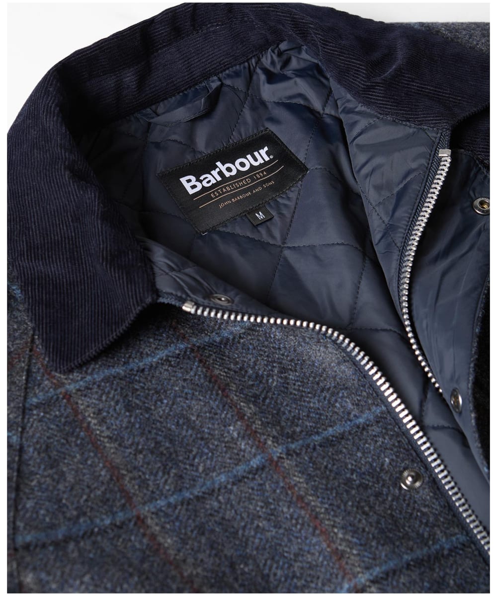 Men's Barbour Bedale Check Wool Jacket