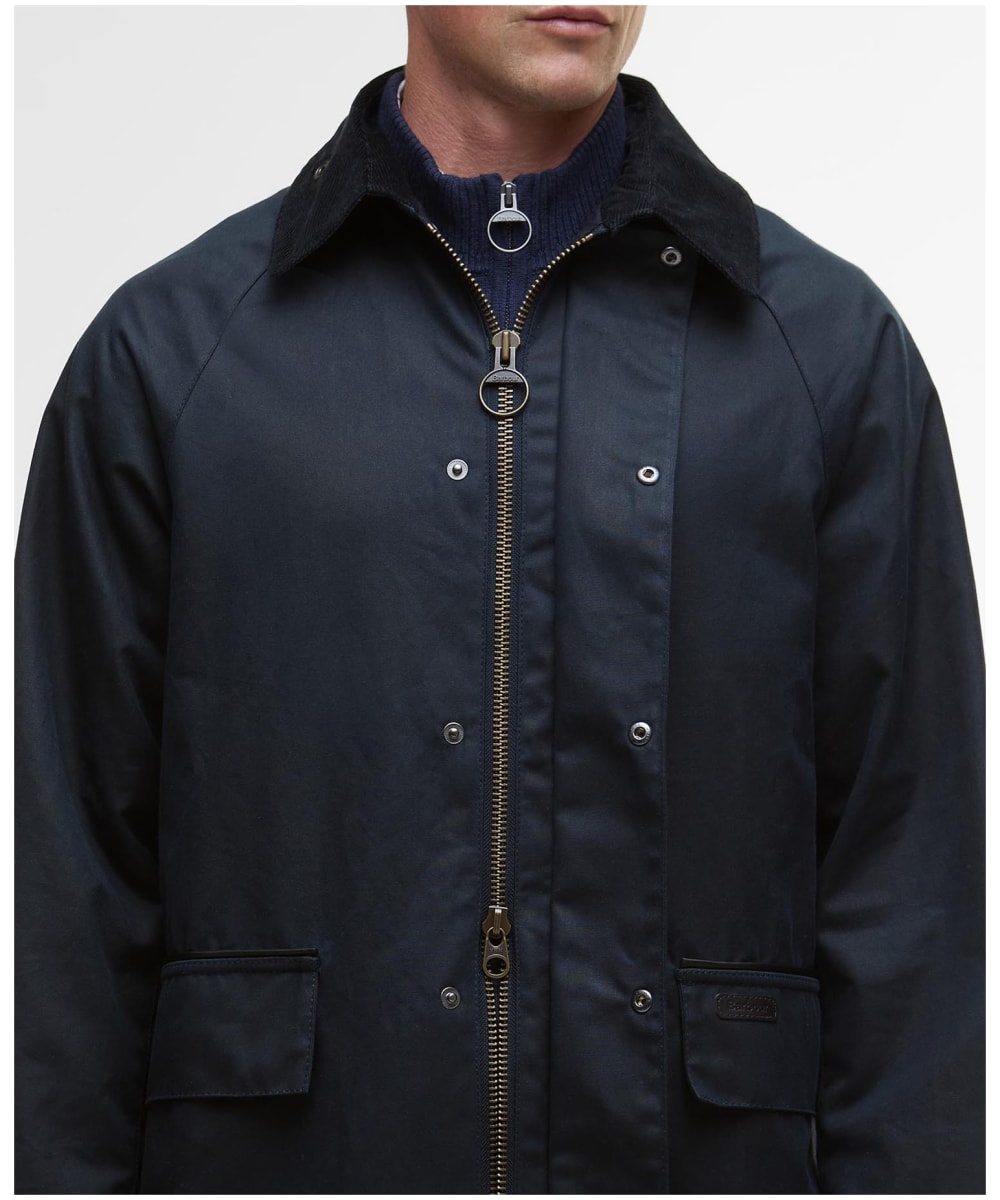 Men's Barbour Country Waxed Mac Jacket
